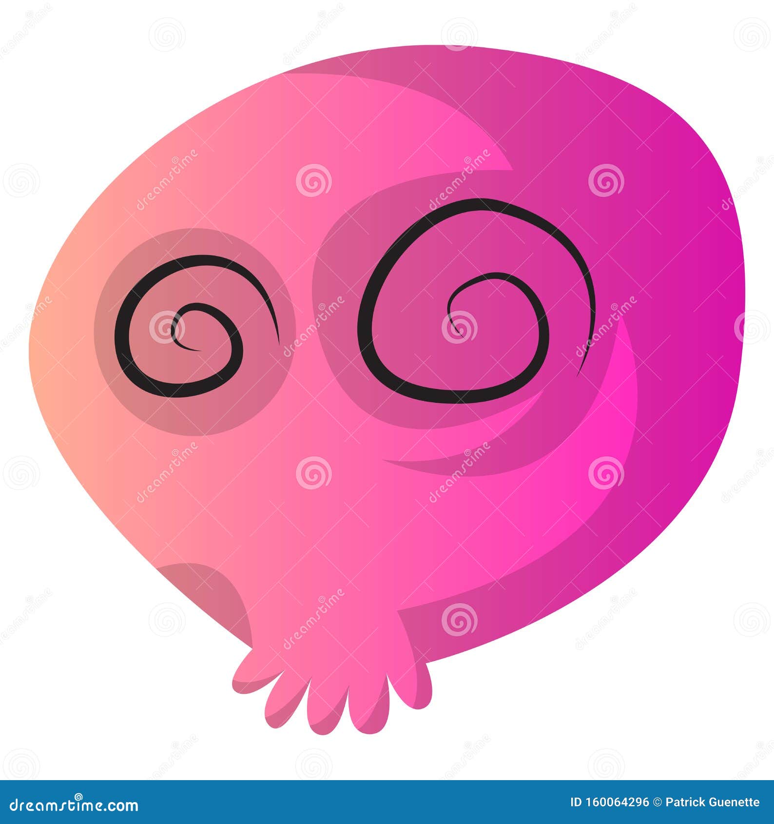 Pink Cat Skull With Glowing Eyes. Halloween Stickers. Neon Bright ...