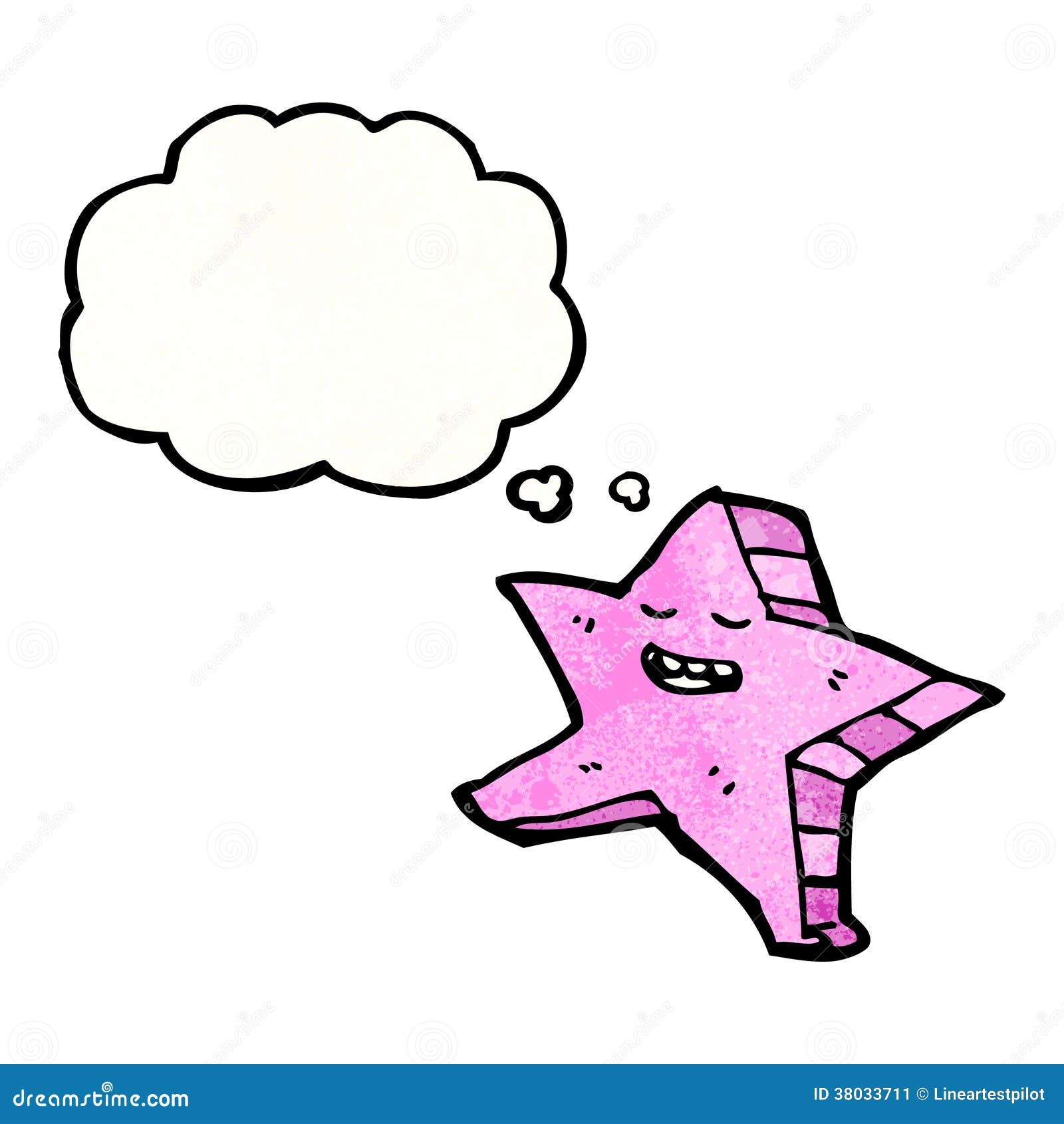 Cartoon pink starfish stock vector. Illustration of texture - 38033711