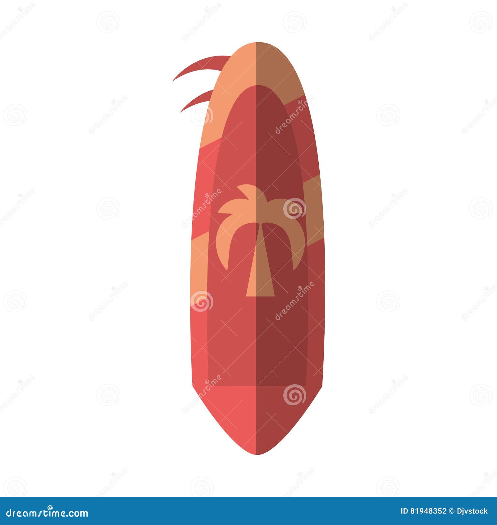 Shadow Surf Table Cartoon Vector Illustration | CartoonDealer.com #93595710