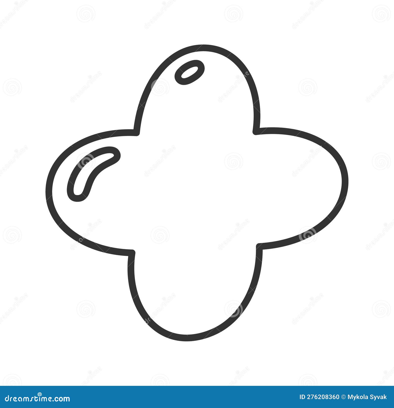Cartoon Plus Symbol stock vector. Illustration of plus - 276208360