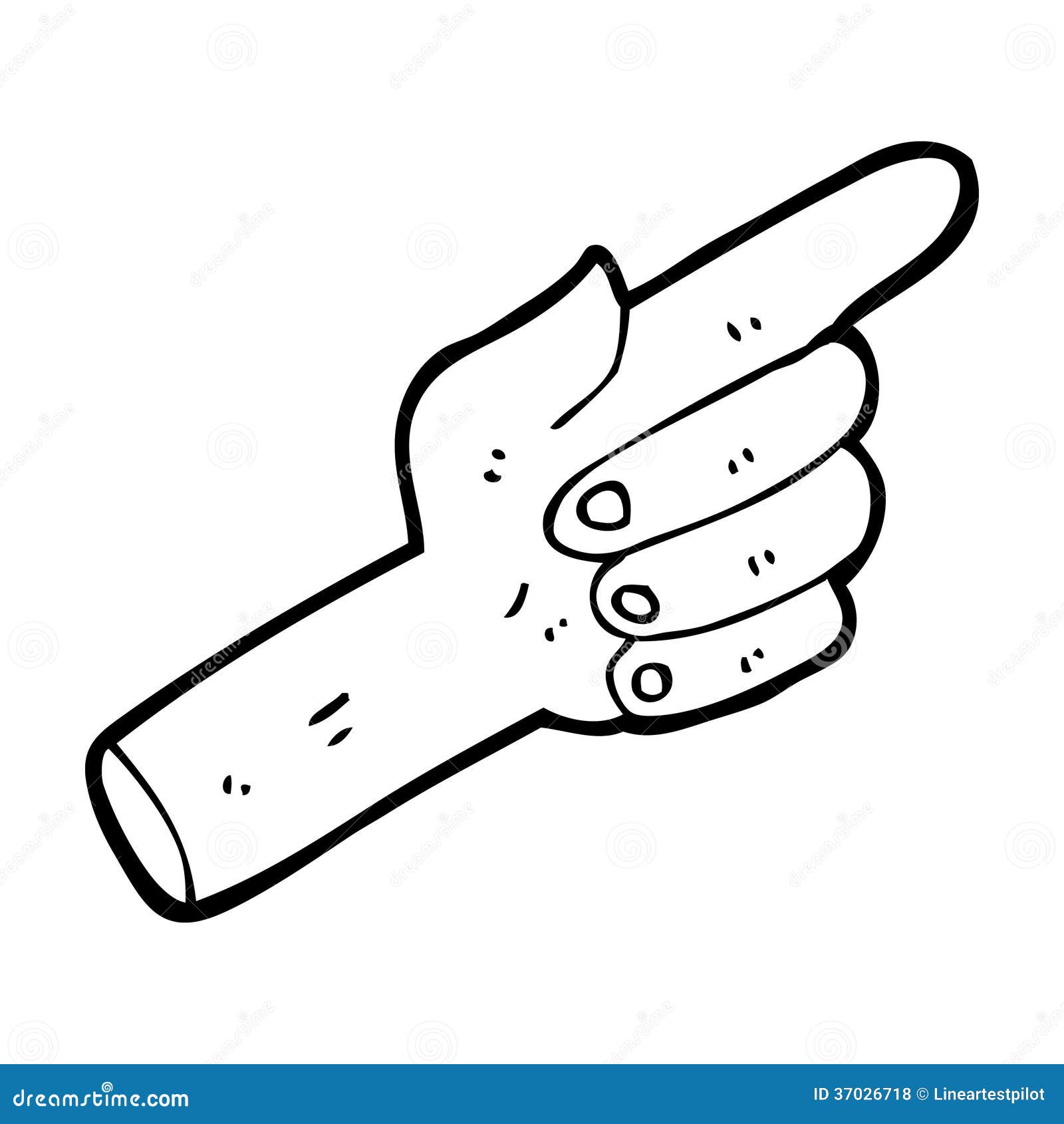 Cartoon pointing hand stock illustration. Illustration of silly - 37026718