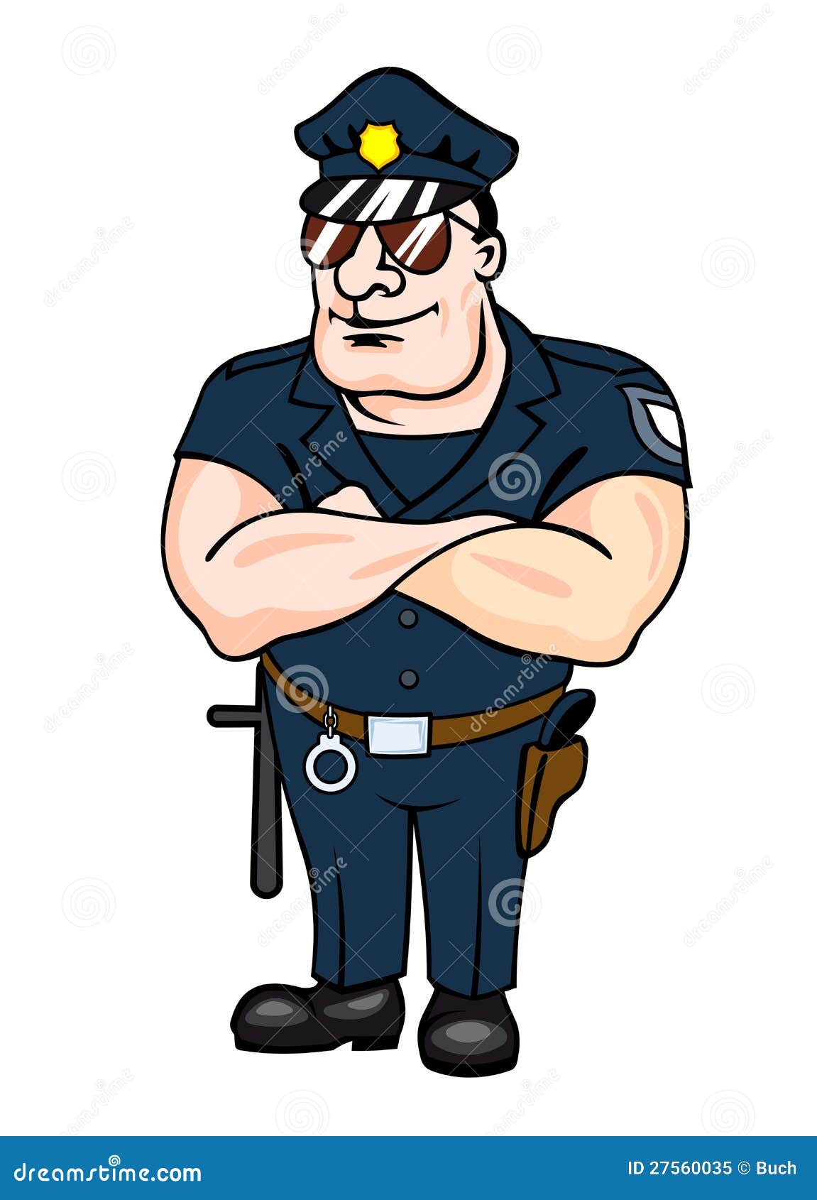 Cartoon Policeman Royalty Free Stock Photo - Image: 27560035