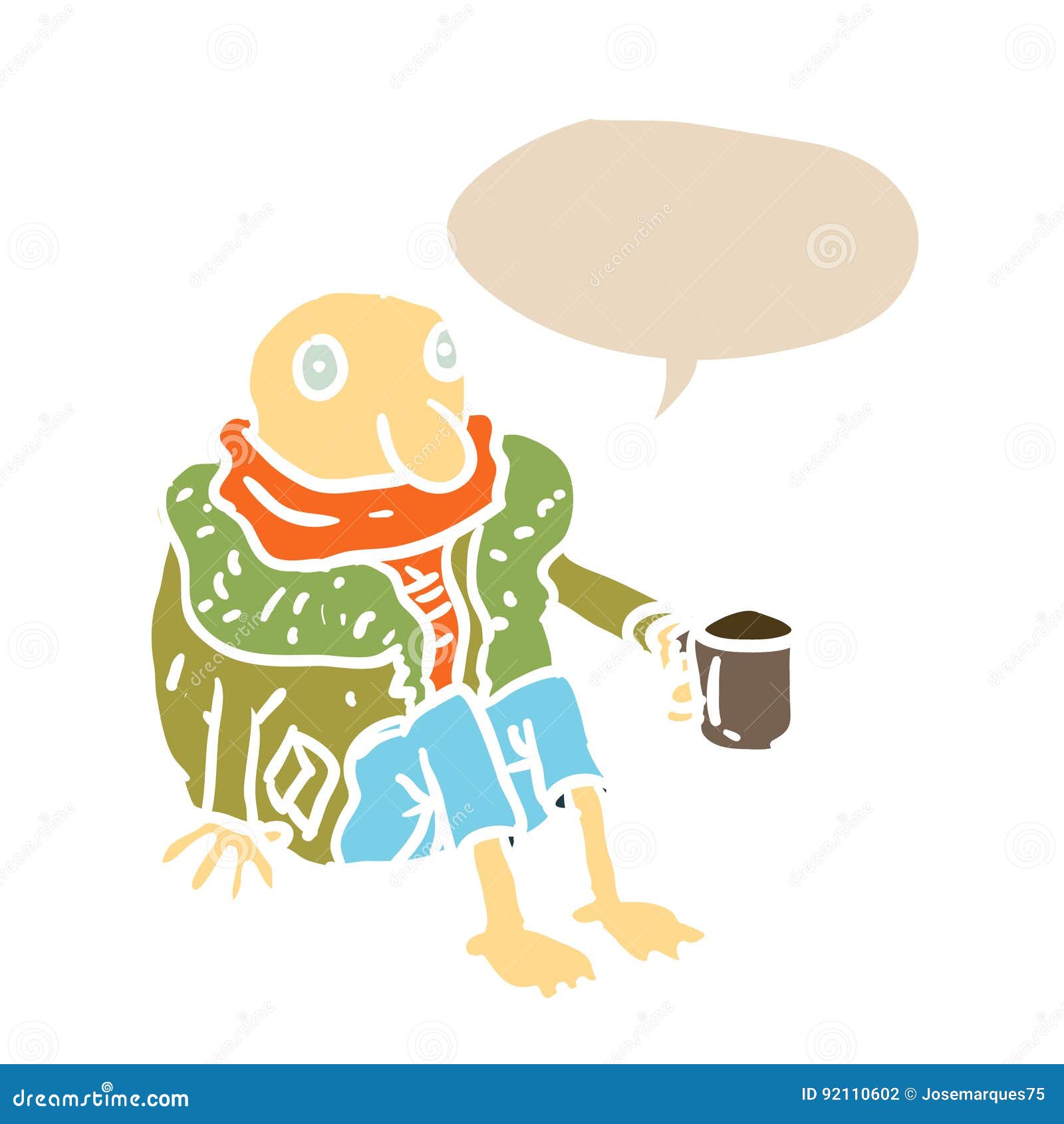Cartoon Poor Man Vector Illustration | CartoonDealer.com #37031794