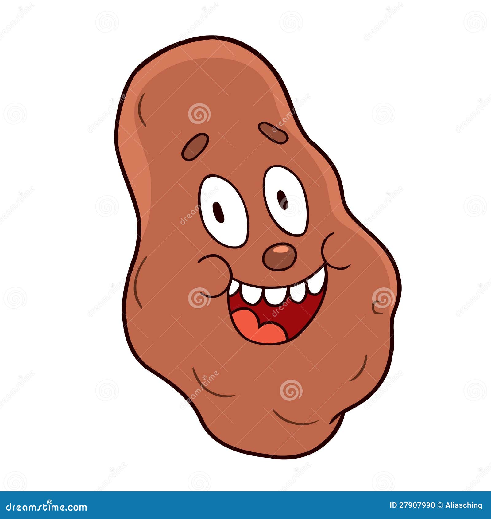 Cartoon Potato Stock Photo - Image: 27907990