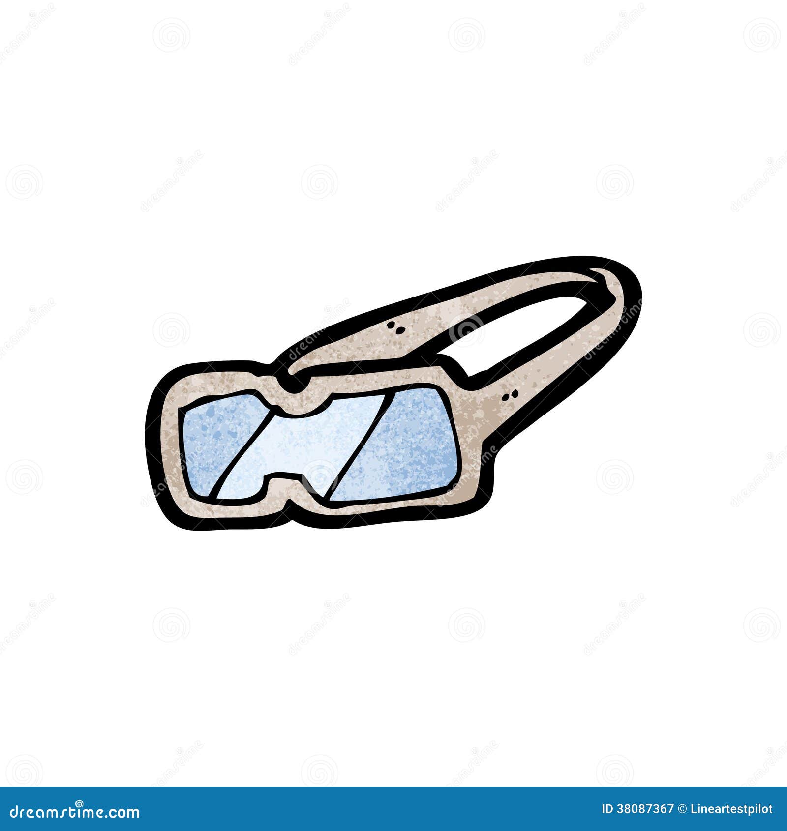 Cartoon protective goggles stock vector. Illustration of cute - 38087367