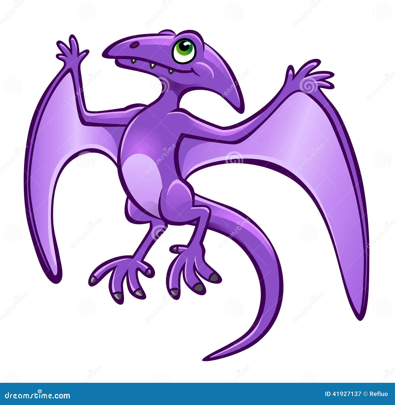 Cartoon Pterodactyl | CartoonDealer.com #41927137
