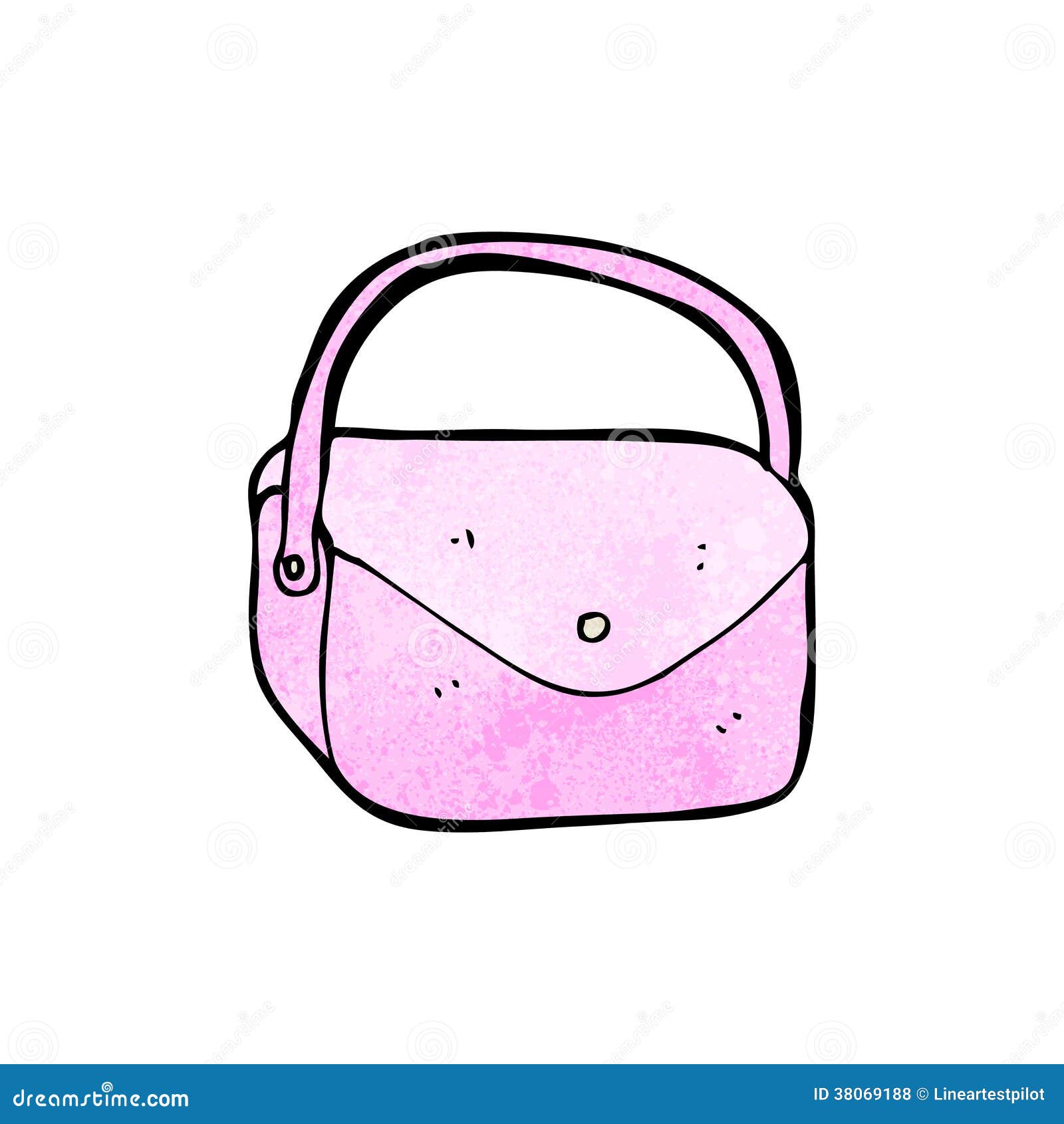 Cartoon purse stock vector. Illustration of handbag, purse - 38069188