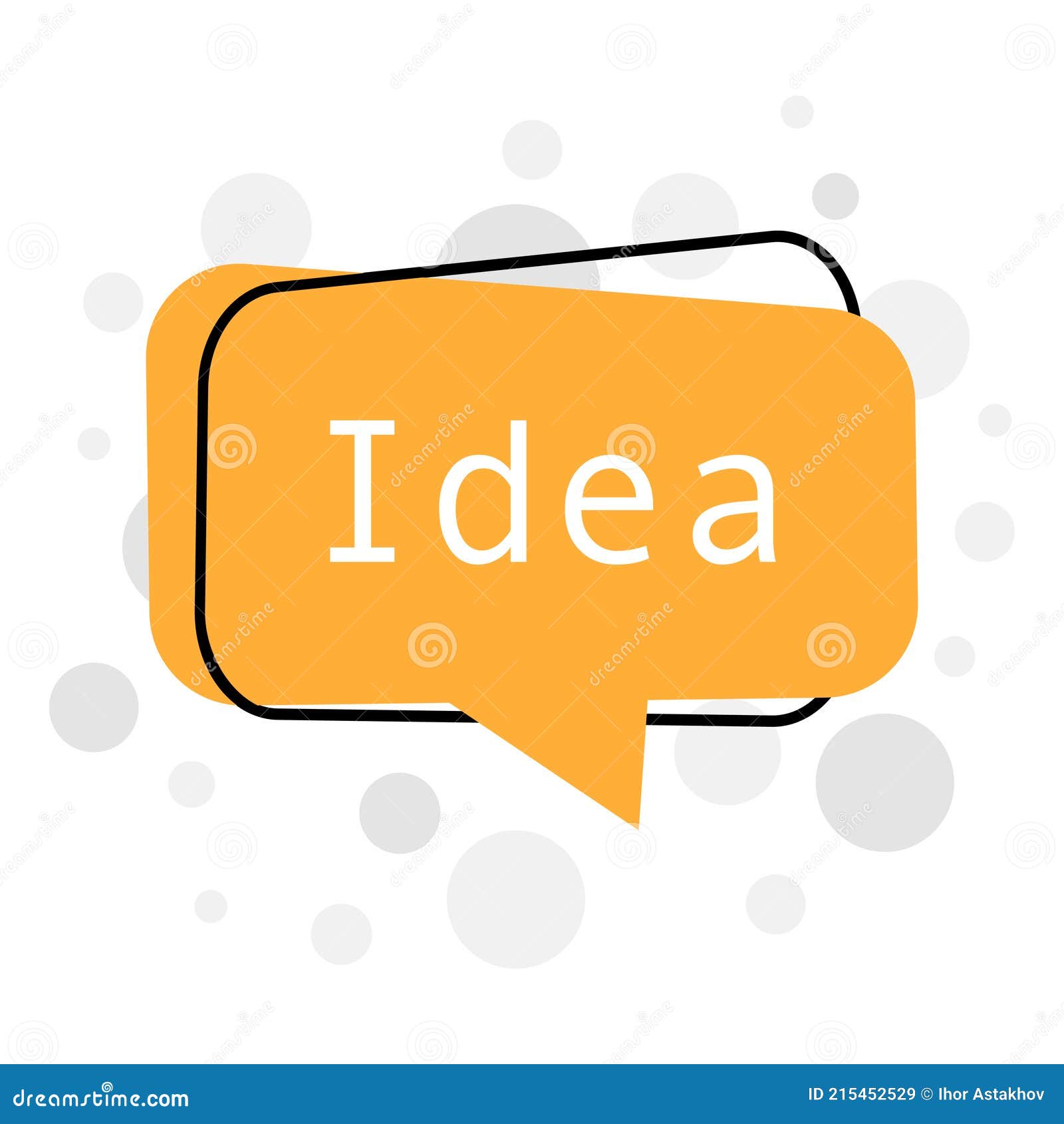 Cartoon Quick Tips Badge for Banner Design. Creative Idea Stock Vector ...