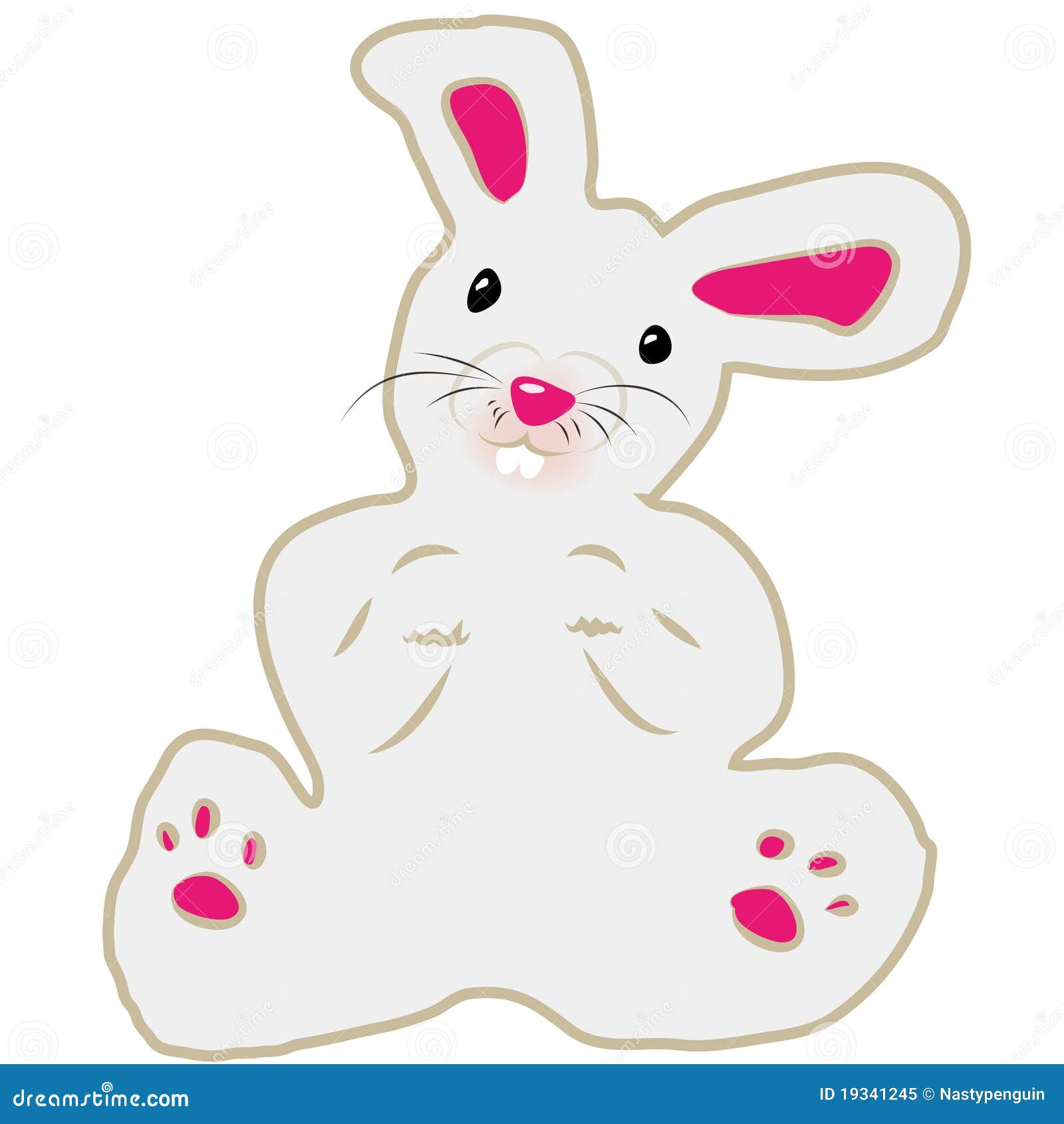 Cartoon Rabbit stock vector. Illustration of cute, cartoon - 19341245