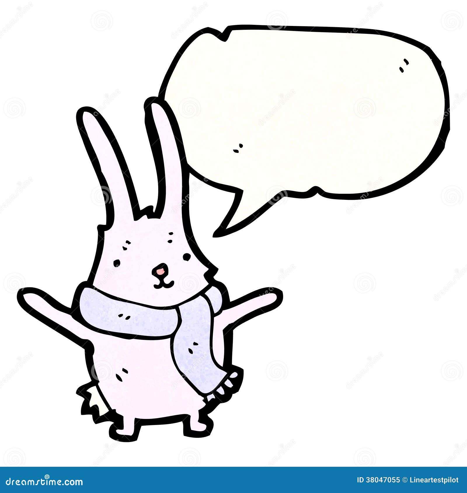 Cartoon rabbit stock vector. Illustration of grunge, cartoon - 38047055