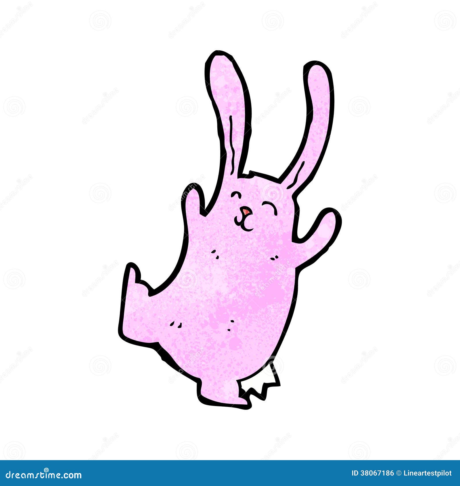 Cartoon rabbit stock vector. Illustration of character - 38067186