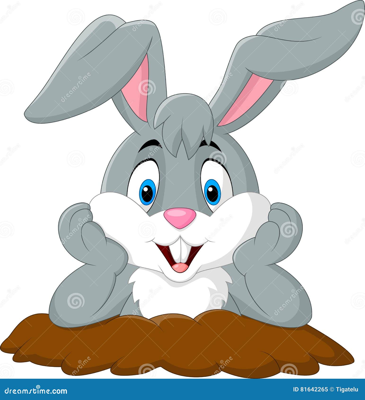 Cartoon Rabbit Vector Illustration | CartoonDealer.com #37020220