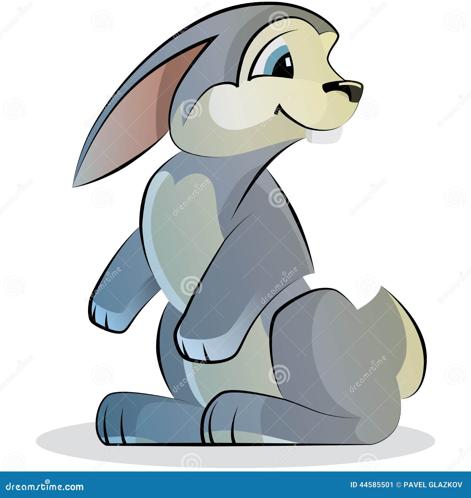Cartoon Rabbit Stock Vector - Image: 44585501