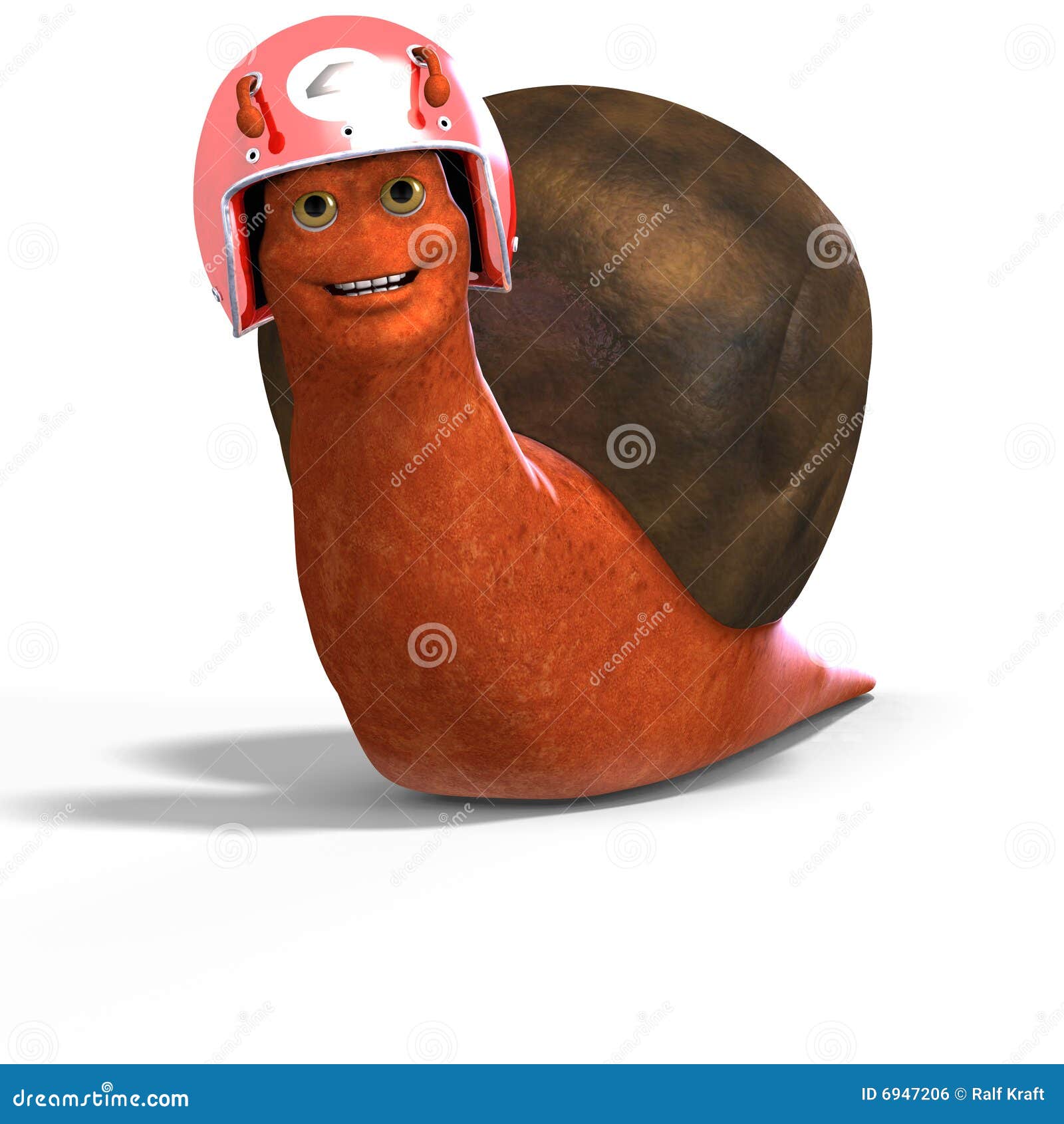 Cartoon Racing Snail stock illustration. Illustration of animal - 6947206