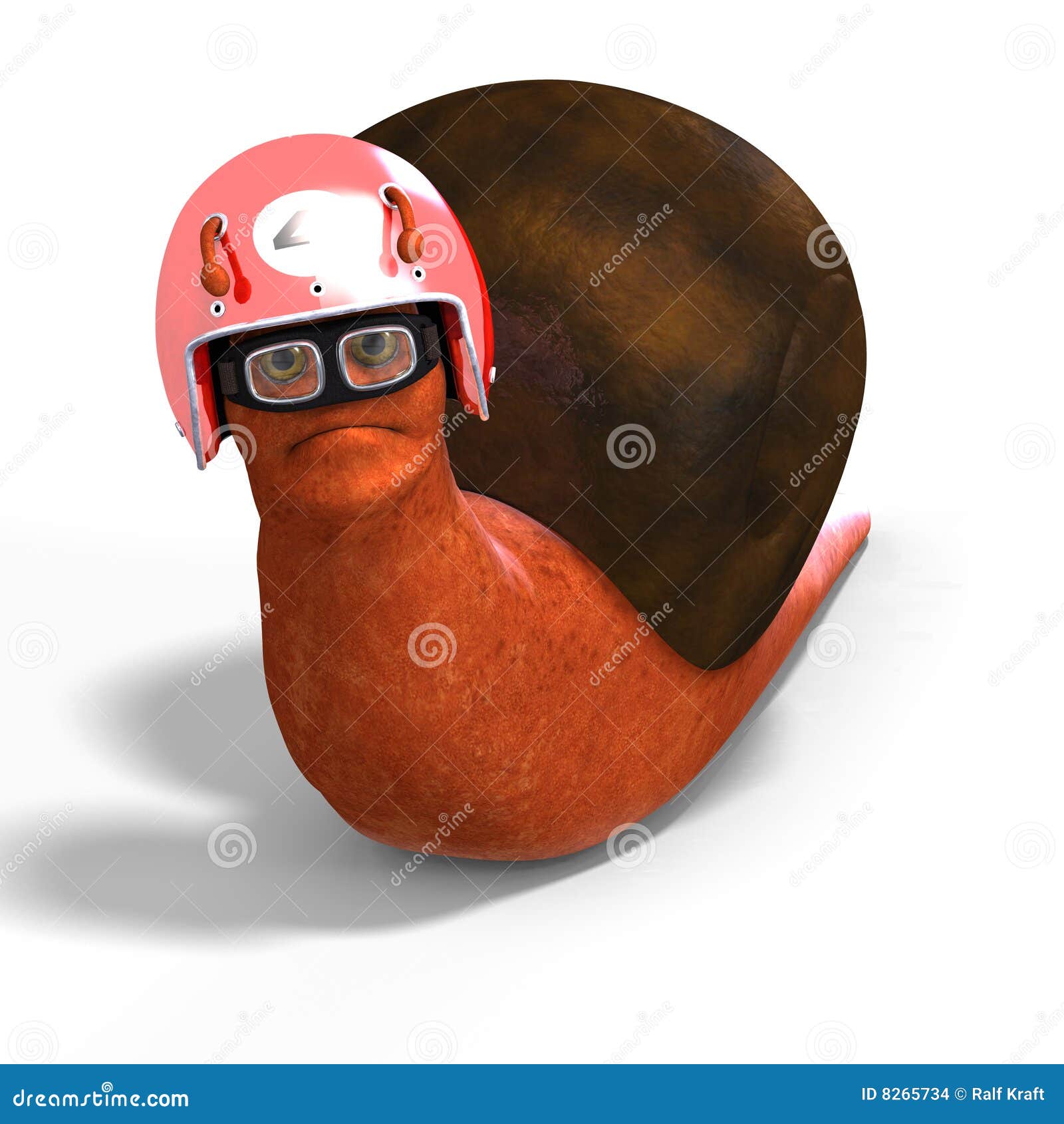Cartoon Racing Snail stock illustration. Illustration of object - 8265734