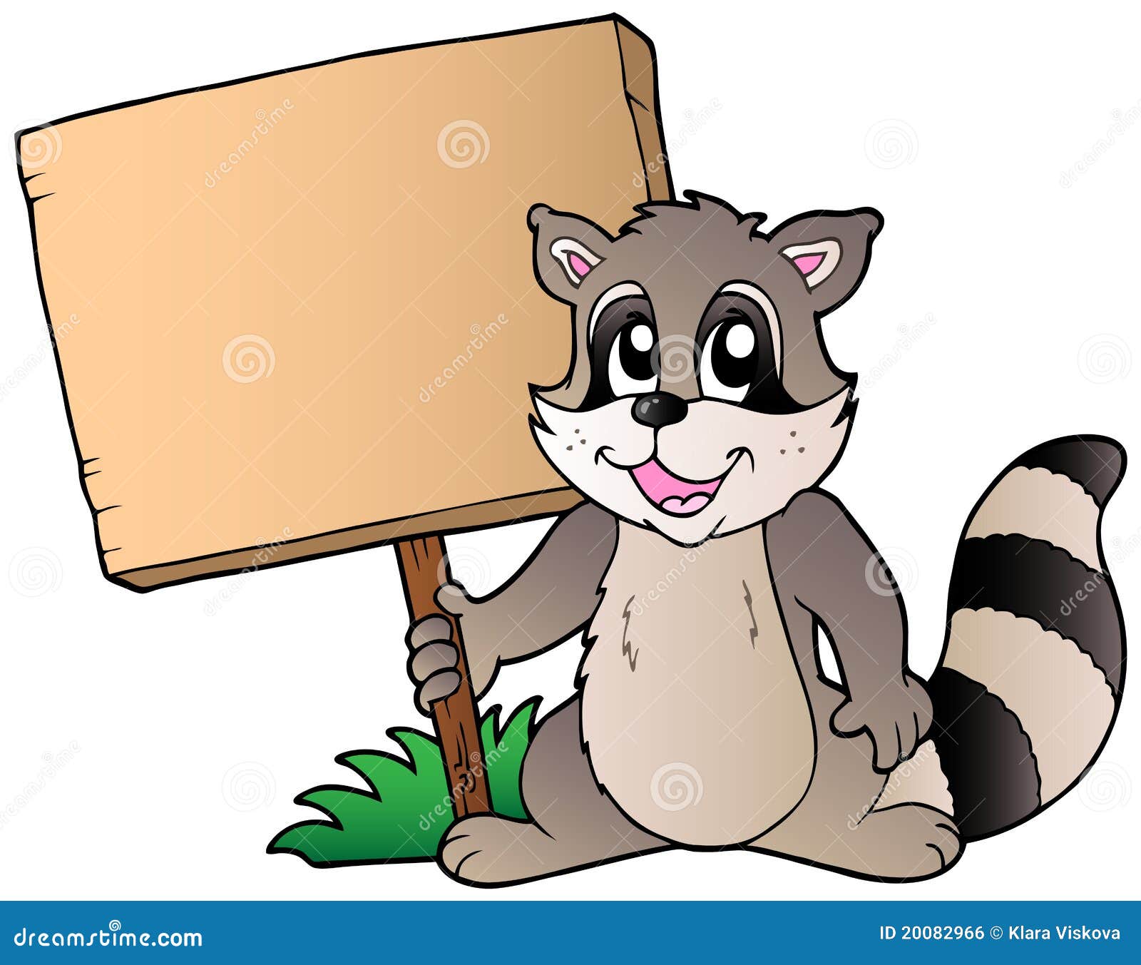 Evil Raccoon Blank