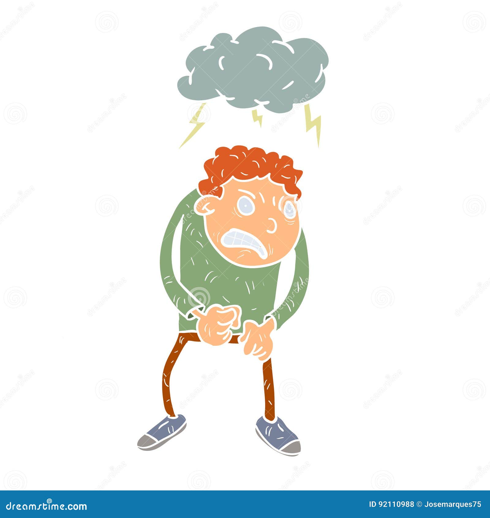 Cartoon rage illustration stock vector. Illustration of design - 92110988
