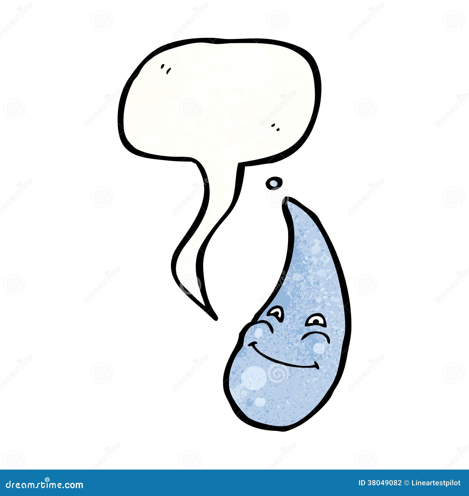 Cartoon raindrop with face stock illustration. Illustration of texture ...
