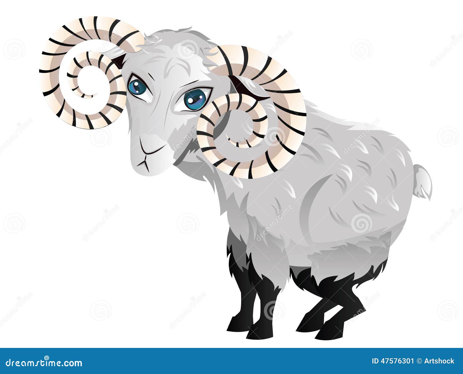 Cartoon Ram Stock Vector - Image: 47576301