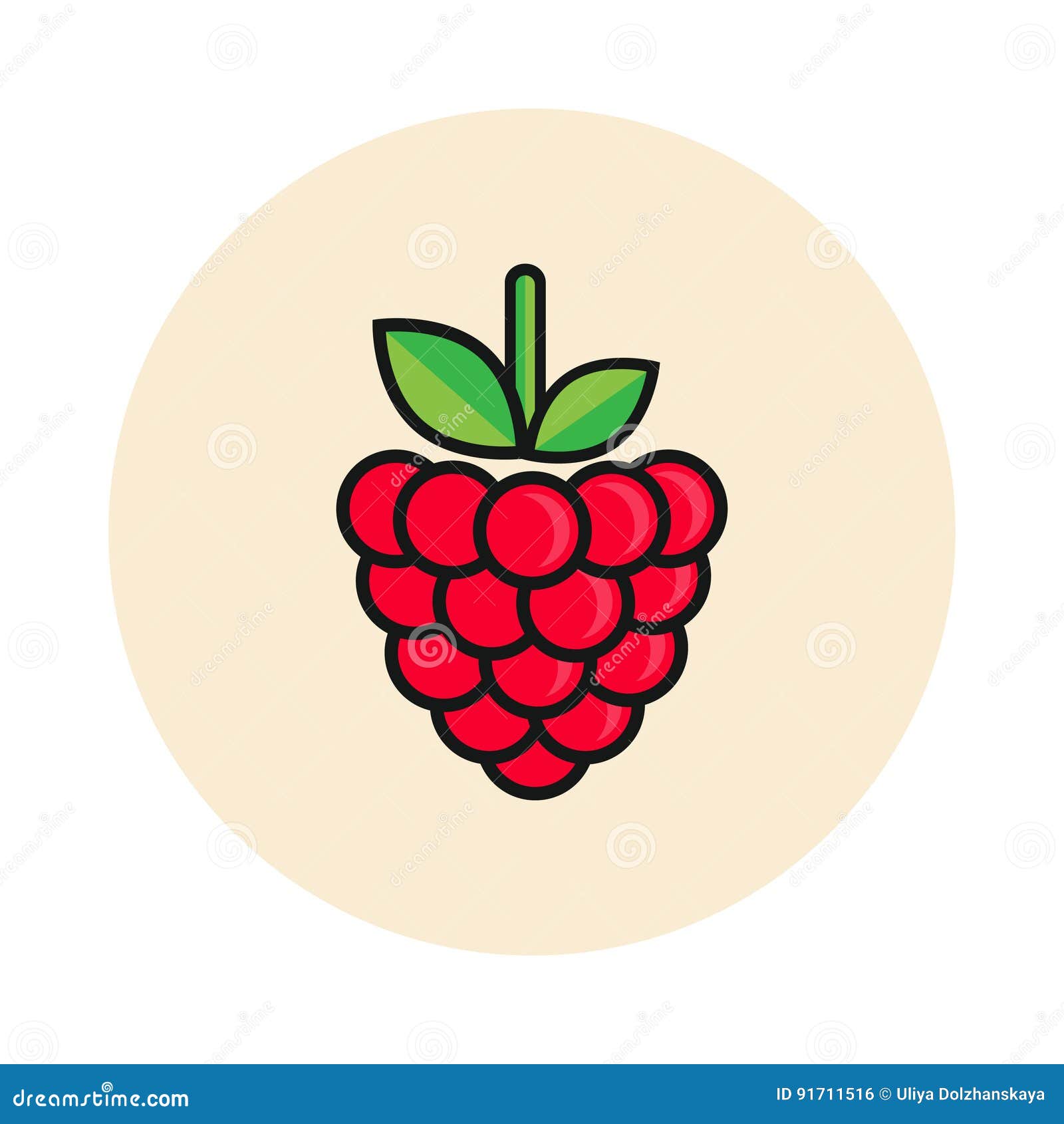 Cartoon Raspberry