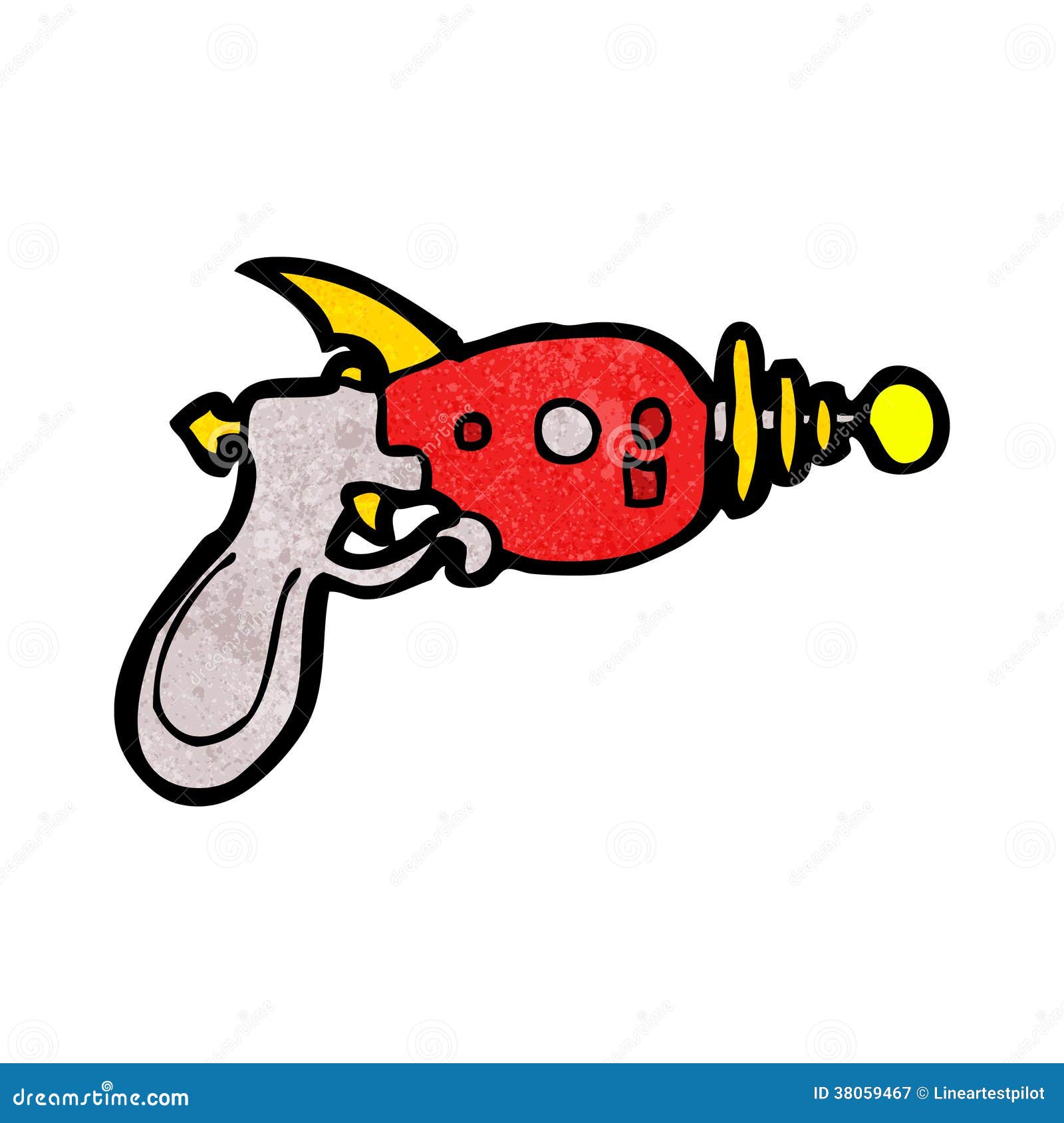 Cartoon Ray Gun | CartoonDealer.com #38059467