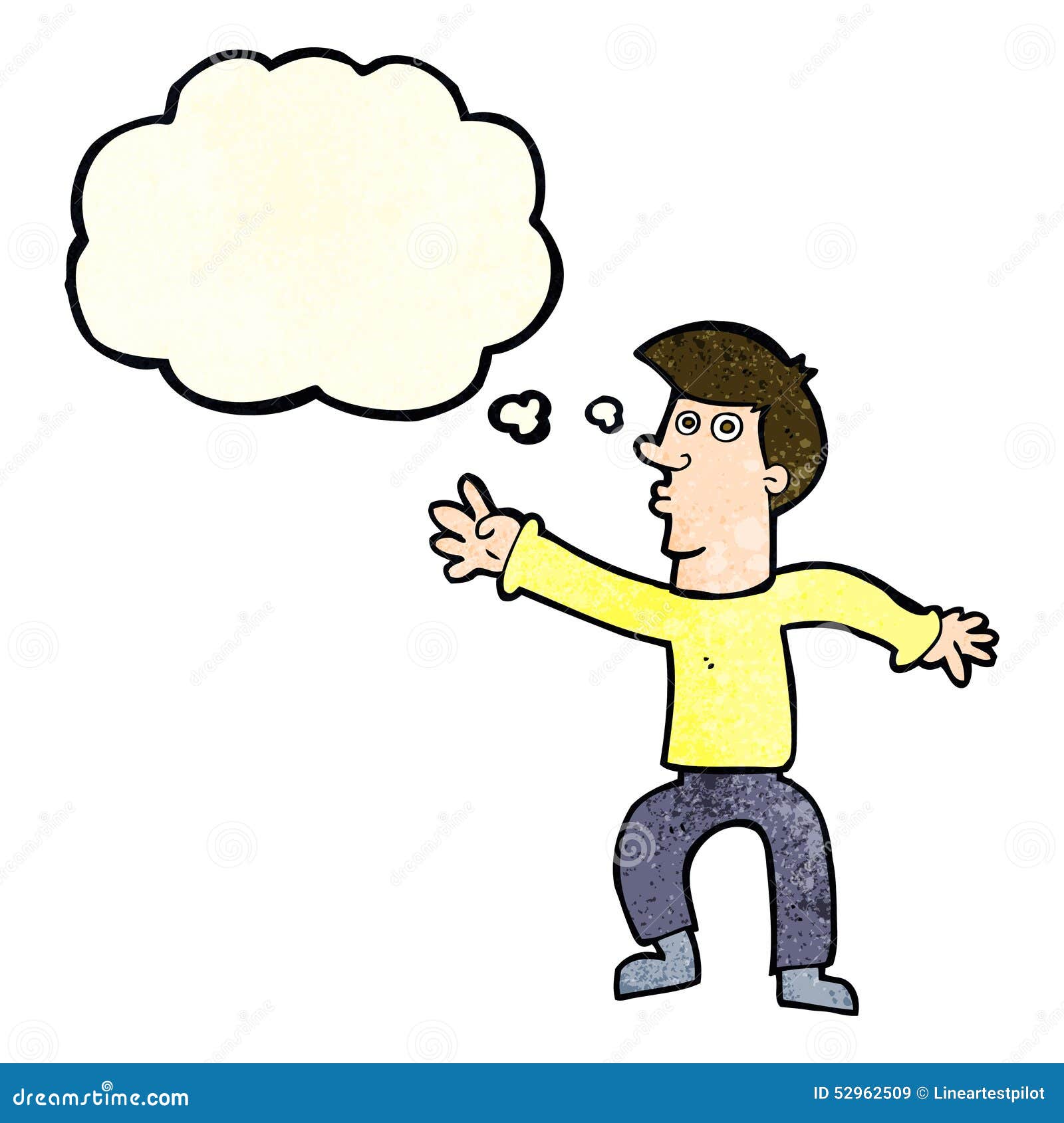 Cartoon Man Reaching Royalty-Free Illustration | CartoonDealer.com ...