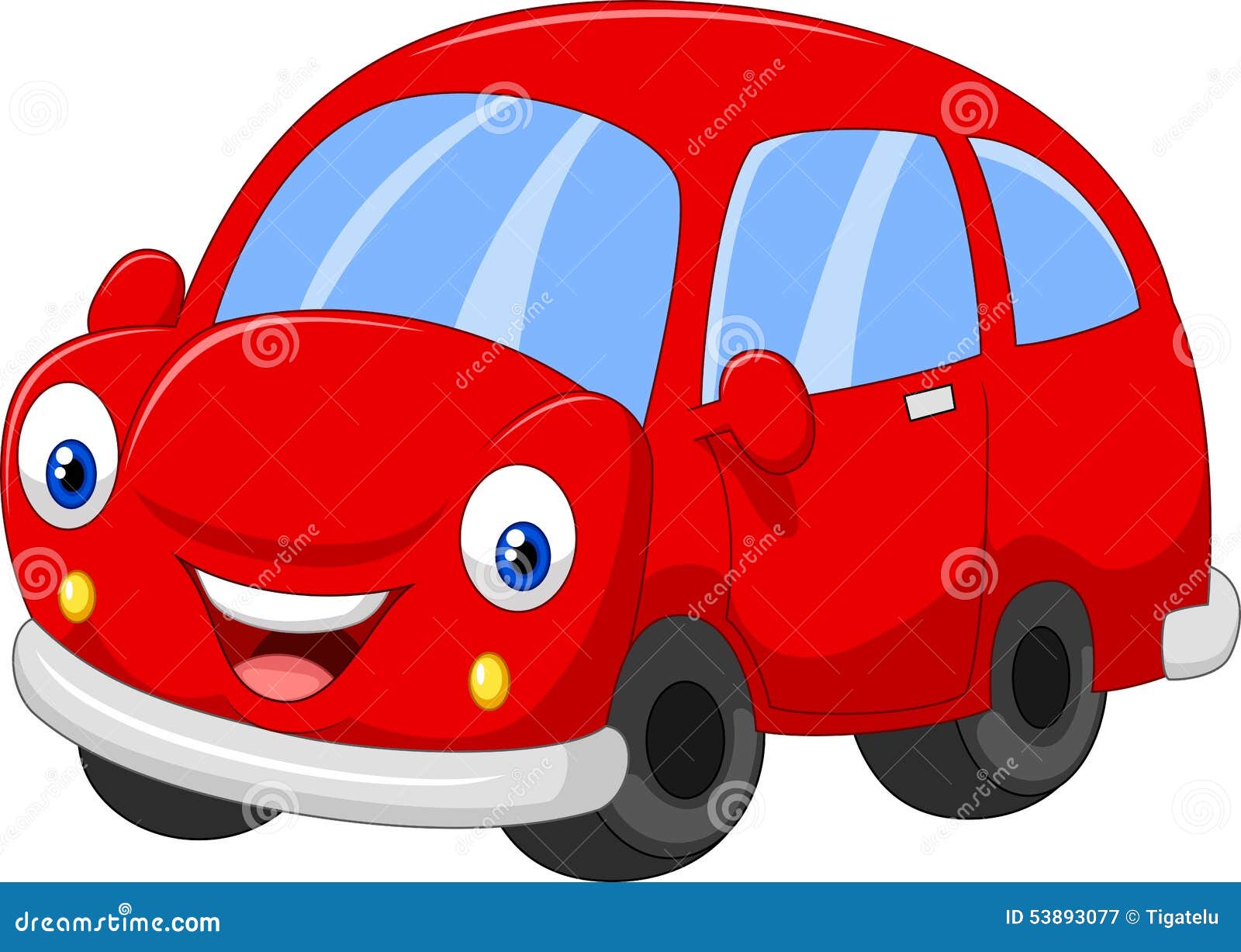Cartoon Red Car | CartoonDealer.com #53893077