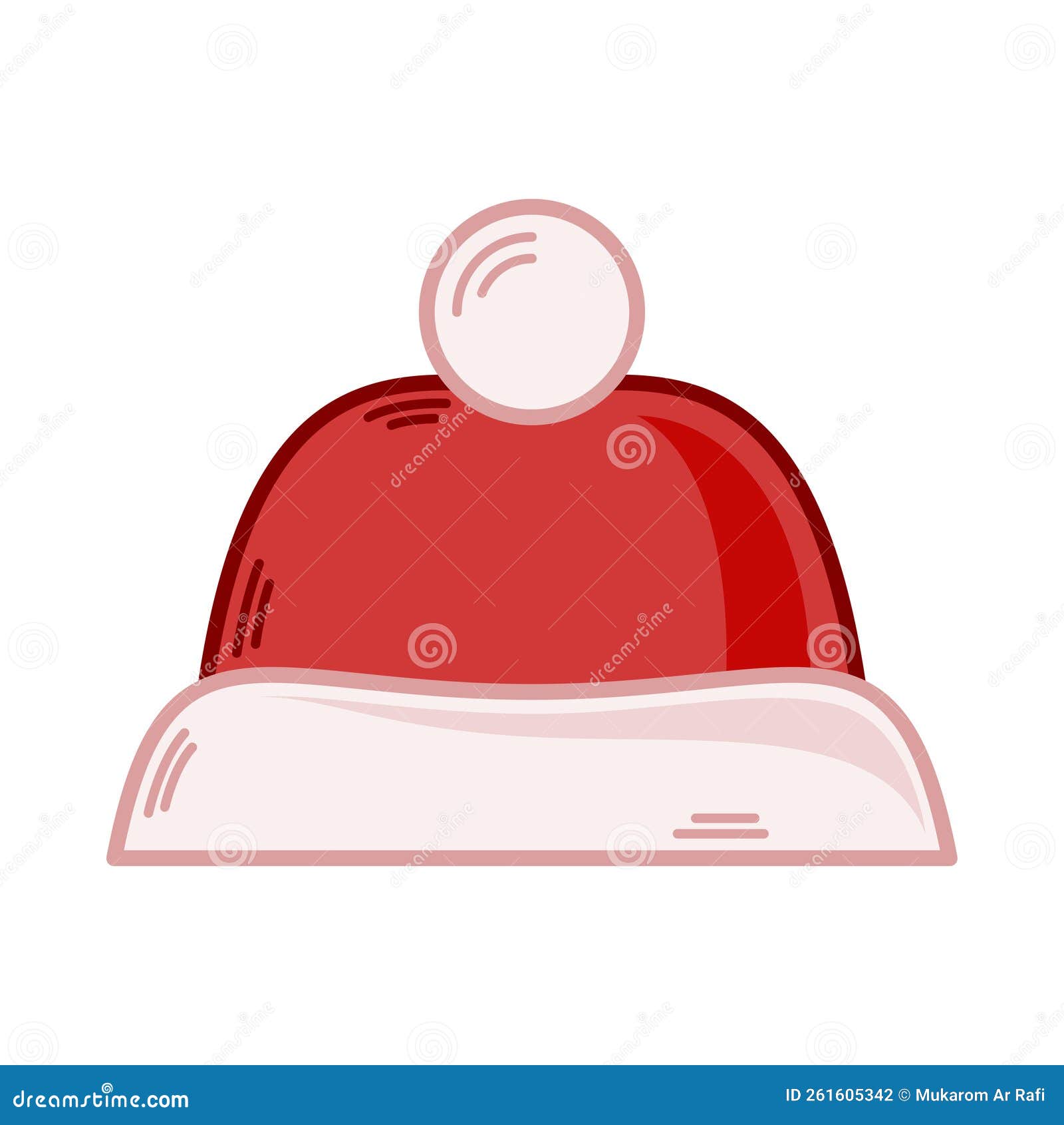 Cartoon Red Santa Hat Illustration Stock Vector - Illustration of ... Cartoon Red Santa Hat Illustration Stock Vector - Illustration of ...
