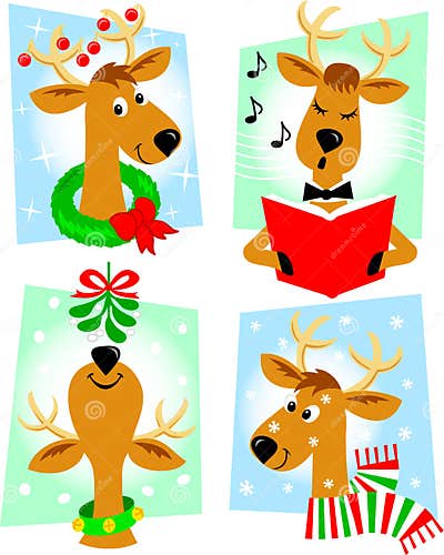 Cartoon Reindeer/eps stock vector. Illustration of cartoons - 16771324