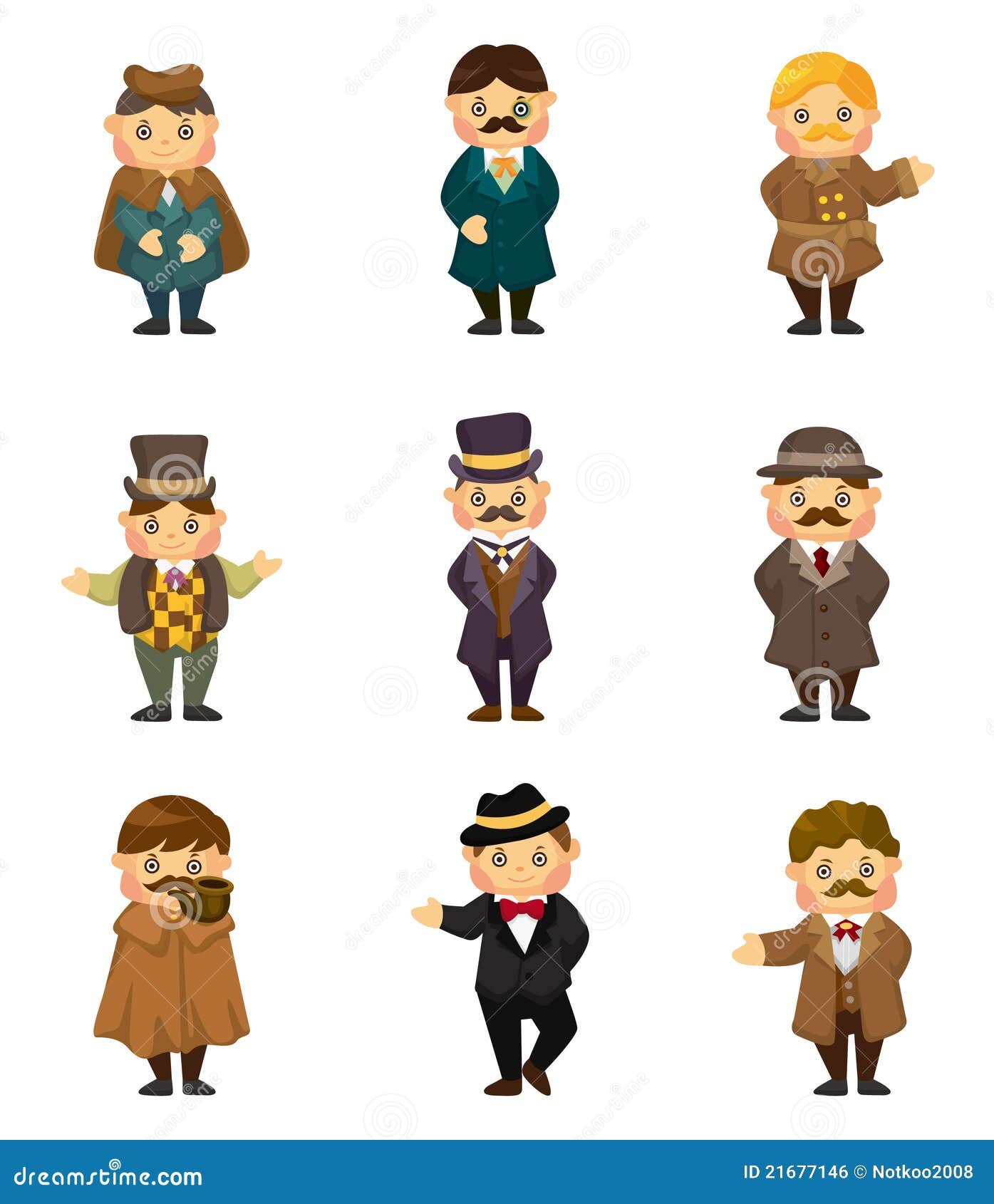 Cartoon Retro Gentleman Icon Stock Illustrations – 4,511 Cartoon Retro ...