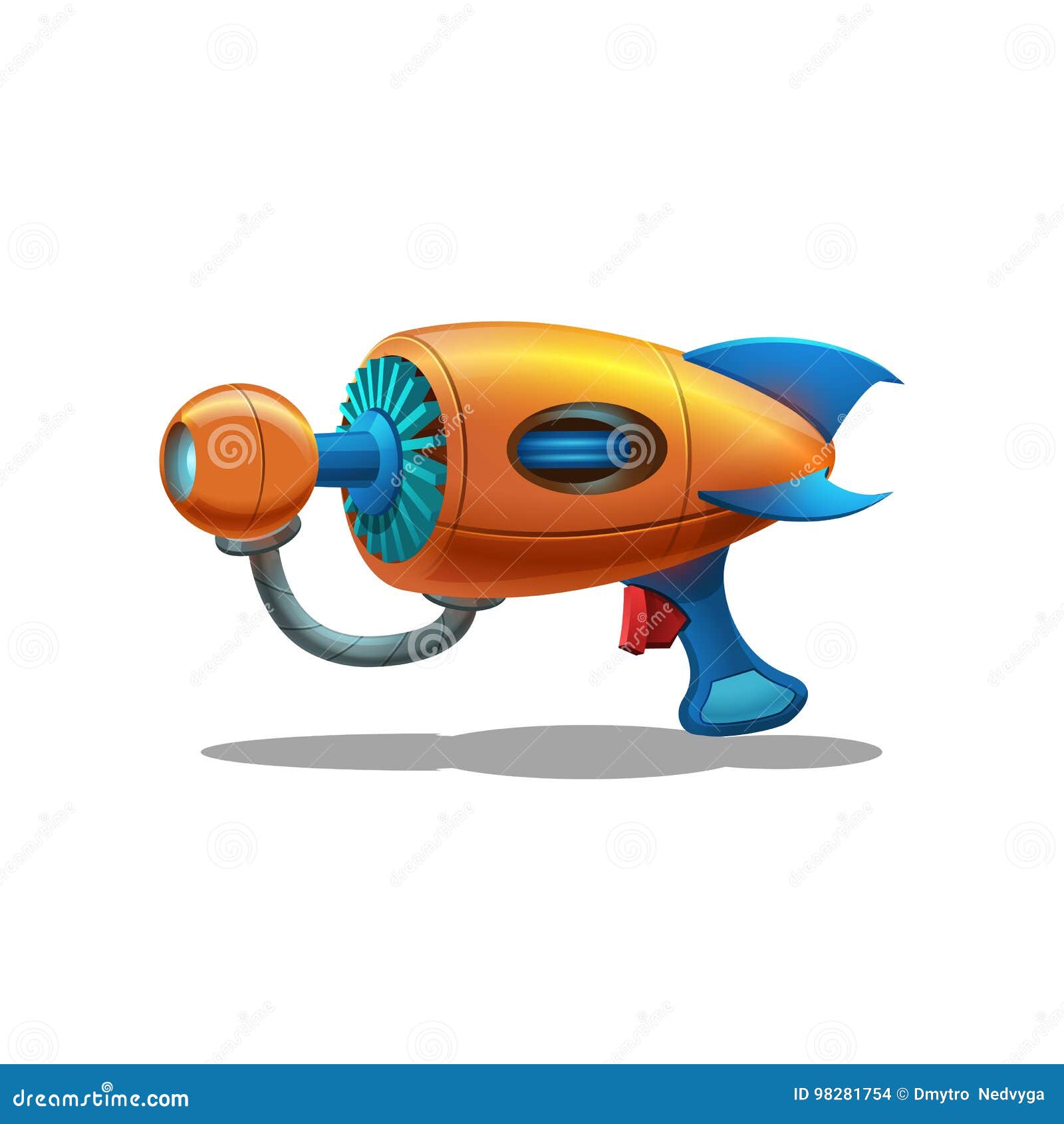 Animated Astronaut With A Ray Gun