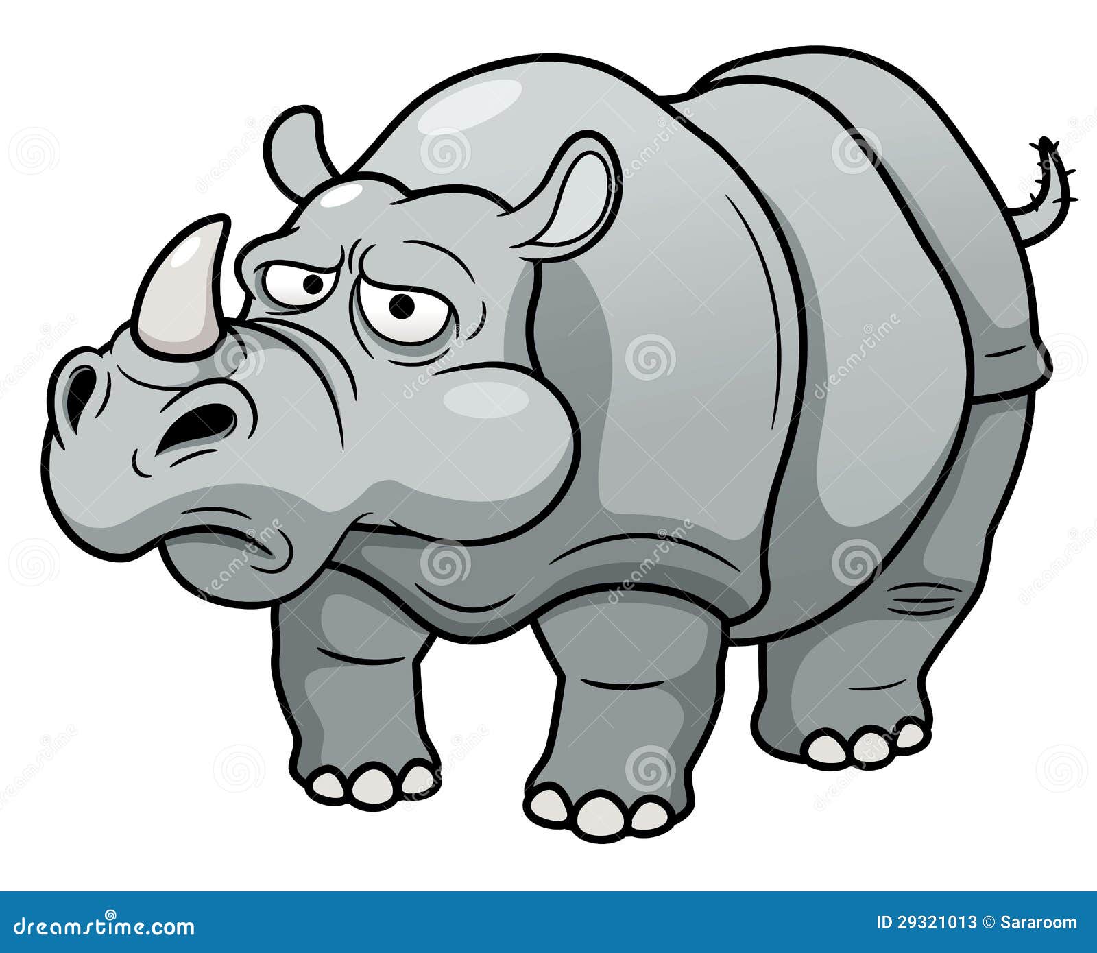 Cartoon Rhino Stock Photos - Image: 29321013