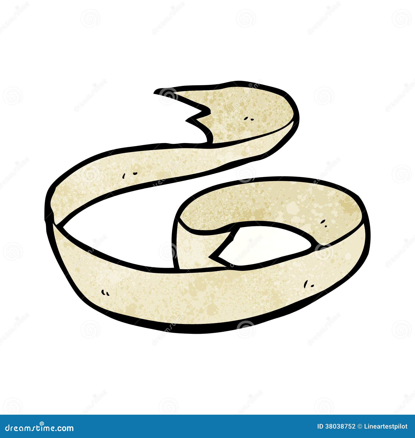 Cartoon ribbon stock vector. Illustration of crazy, quirky - 38038752