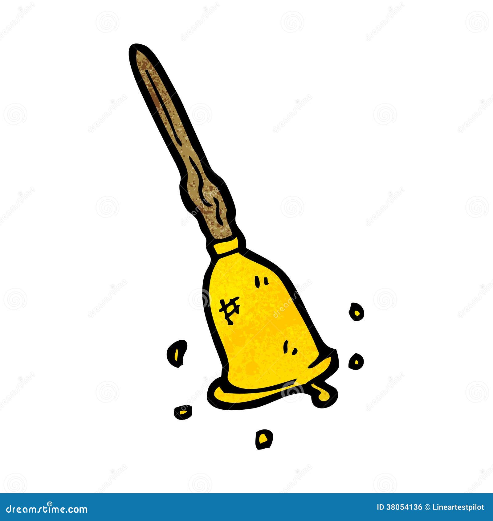 Cartoon Ringing Bell Vector Illustration | CartoonDealer.com #38054136