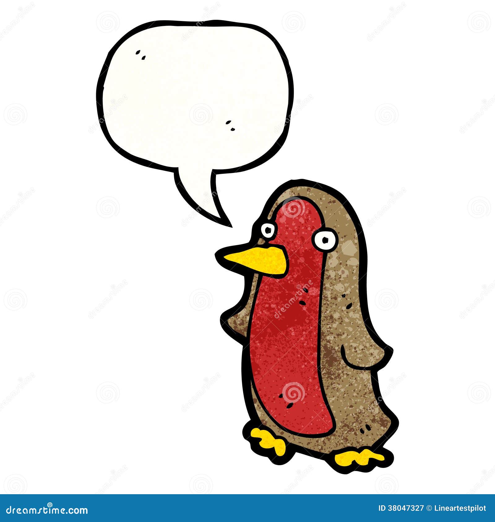 Cartoon robin stock vector. Illustration of drawing, texture - 38047327