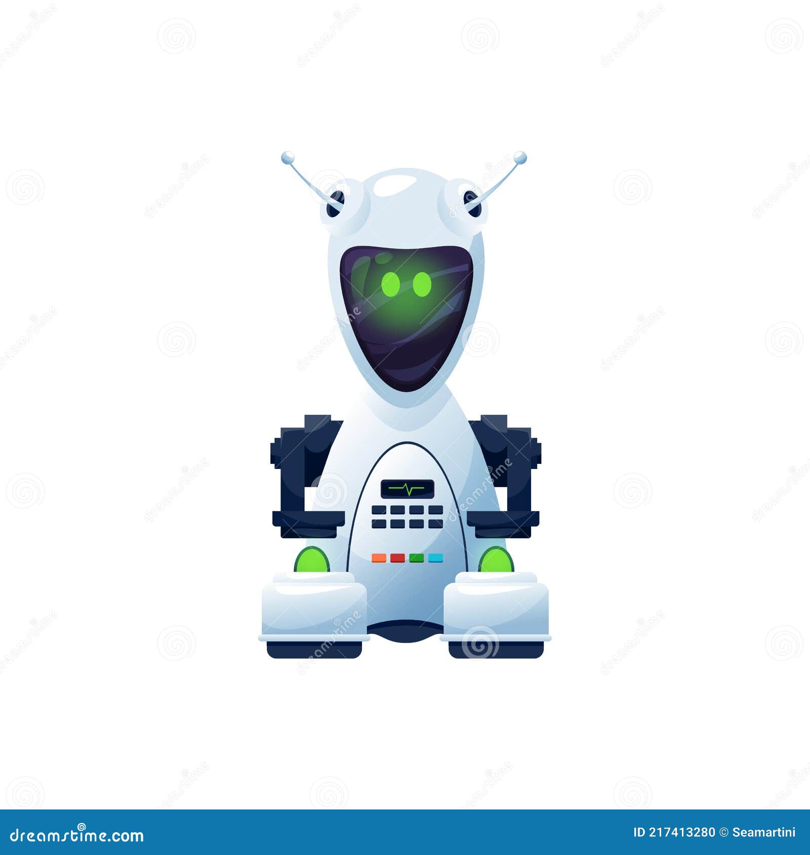 Cartoon Robot Cyborg Vector Character, Ai Tech Stock Vector ... Cartoon Robot Cyborg Vector Character, Ai Tech Stock Vector ...