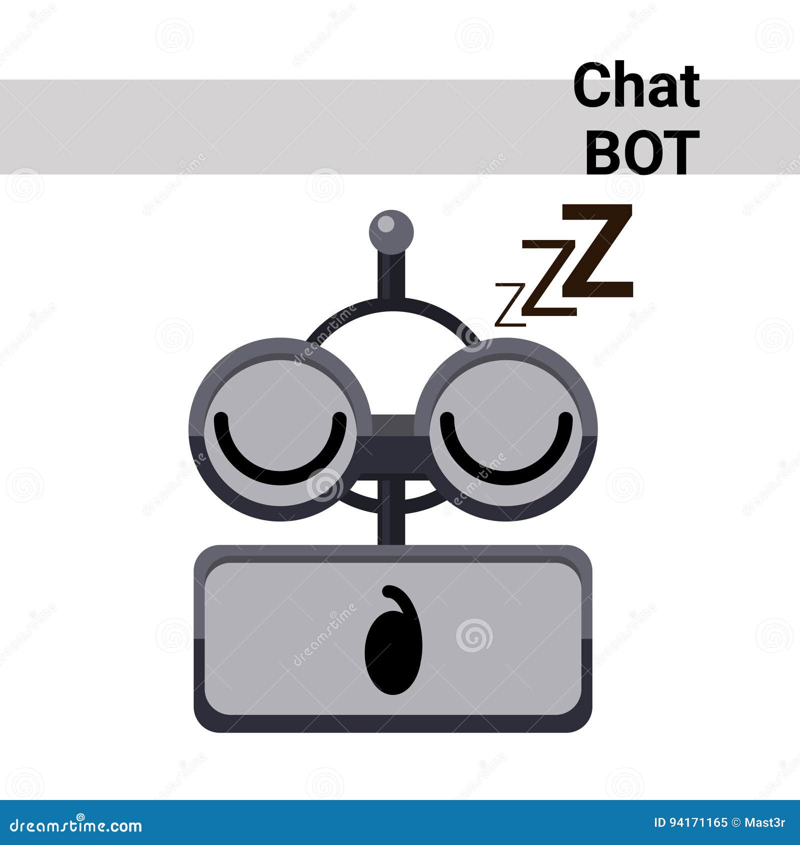Cartoon Robot Face Sleep Cute Emotion Chat Bot Icon Stock Vector ... Cartoon Robot Face Sleep Cute Emotion Chat Bot Icon Stock Vector ...