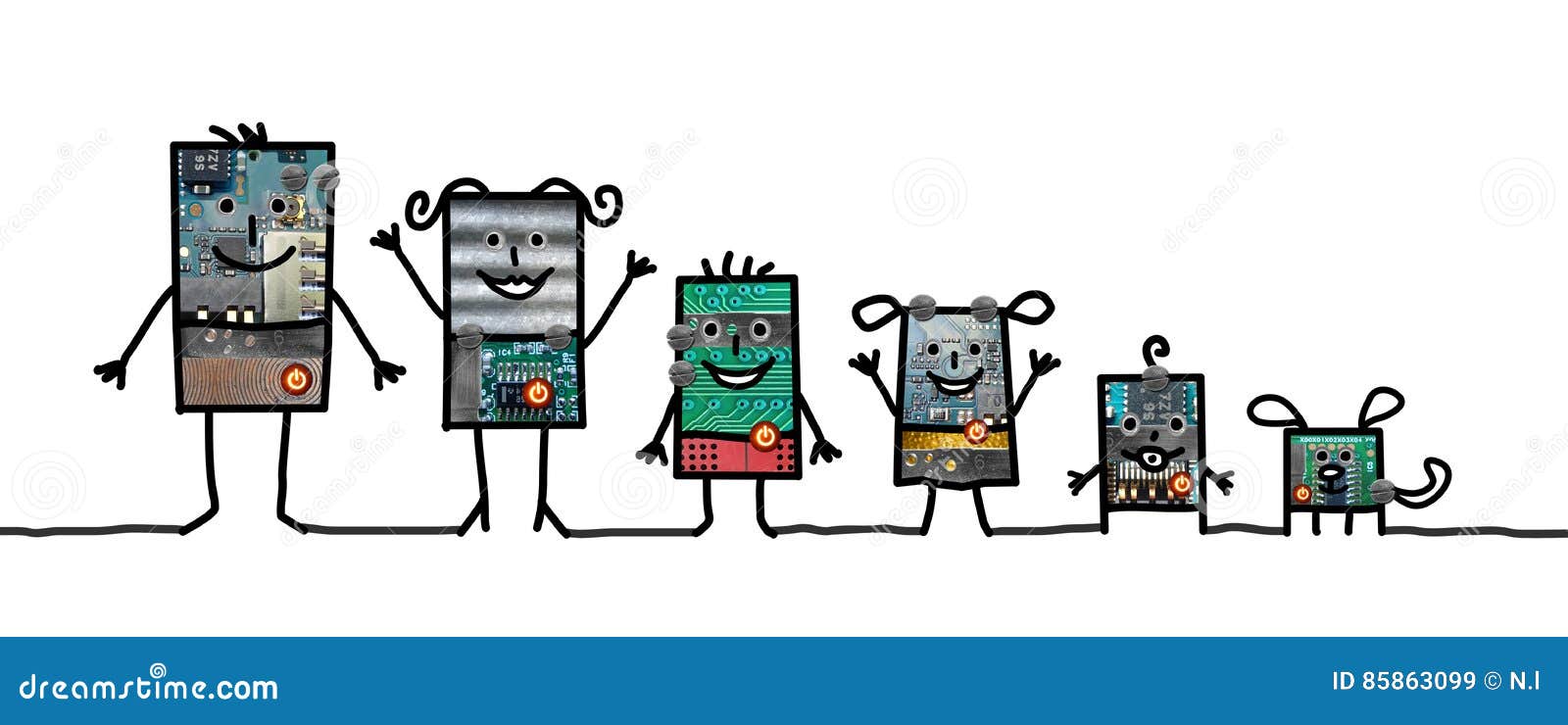 Set Of Cartoon Robots. Collection Of Cute Retro Robots. Vector ... Set Of Cartoon Robots. Collection Of Cute Retro Robots. Vector ...