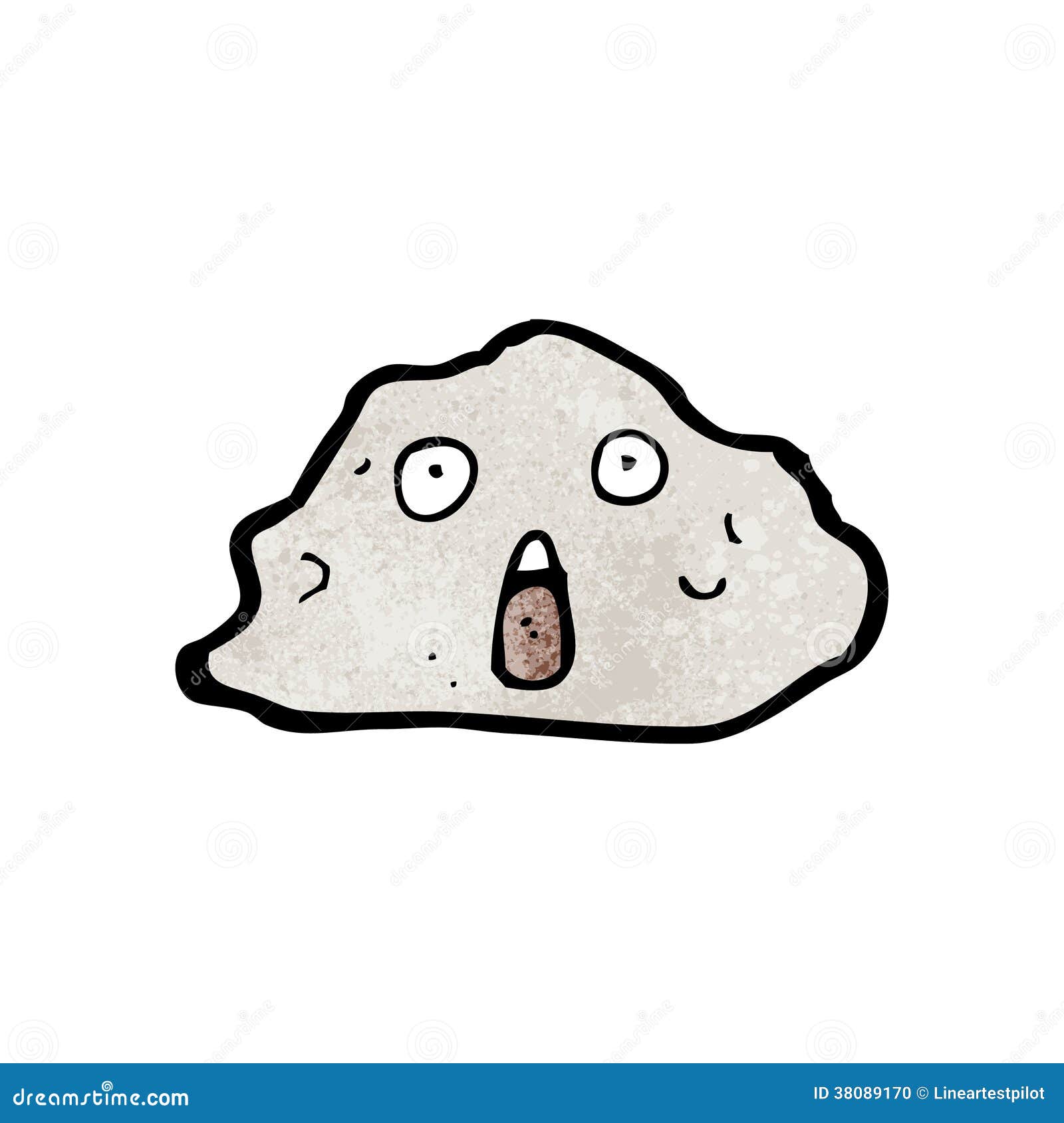 Cartoon rock stock vector. Illustration of quirky, texture - 38089170