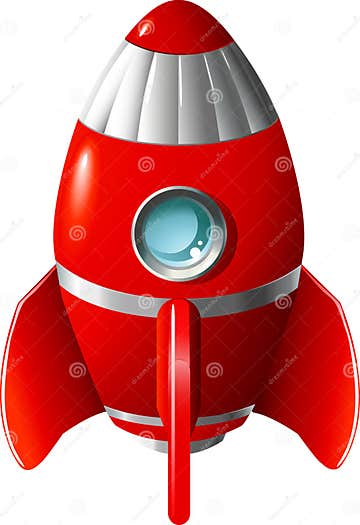 Cartoon rocket stock vector. Illustration of isolated - 16365994
