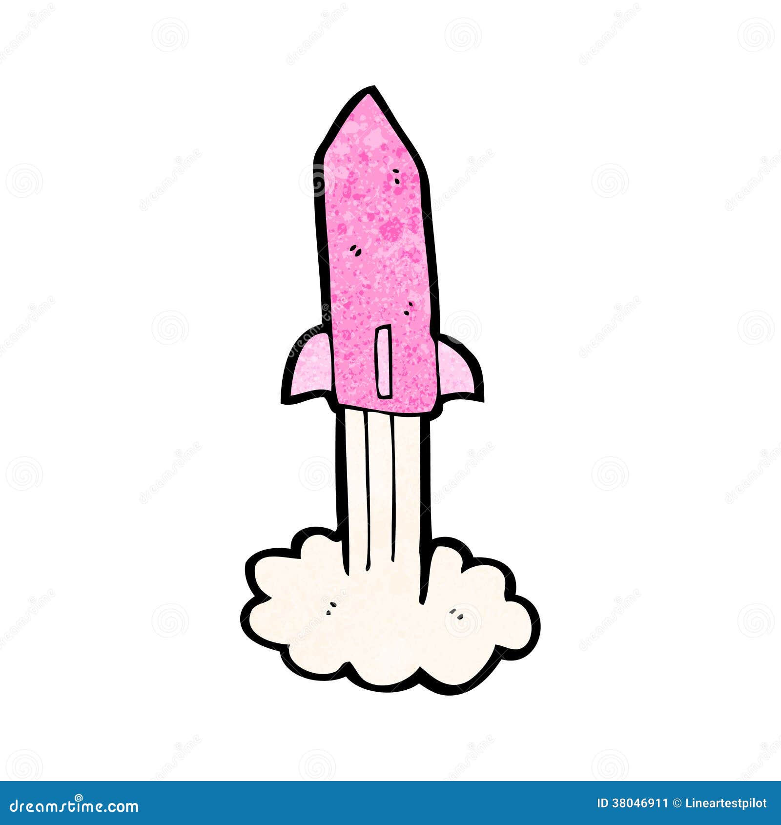 Cartoon rocket stock vector. Illustration of rocket, crazy - 38046911