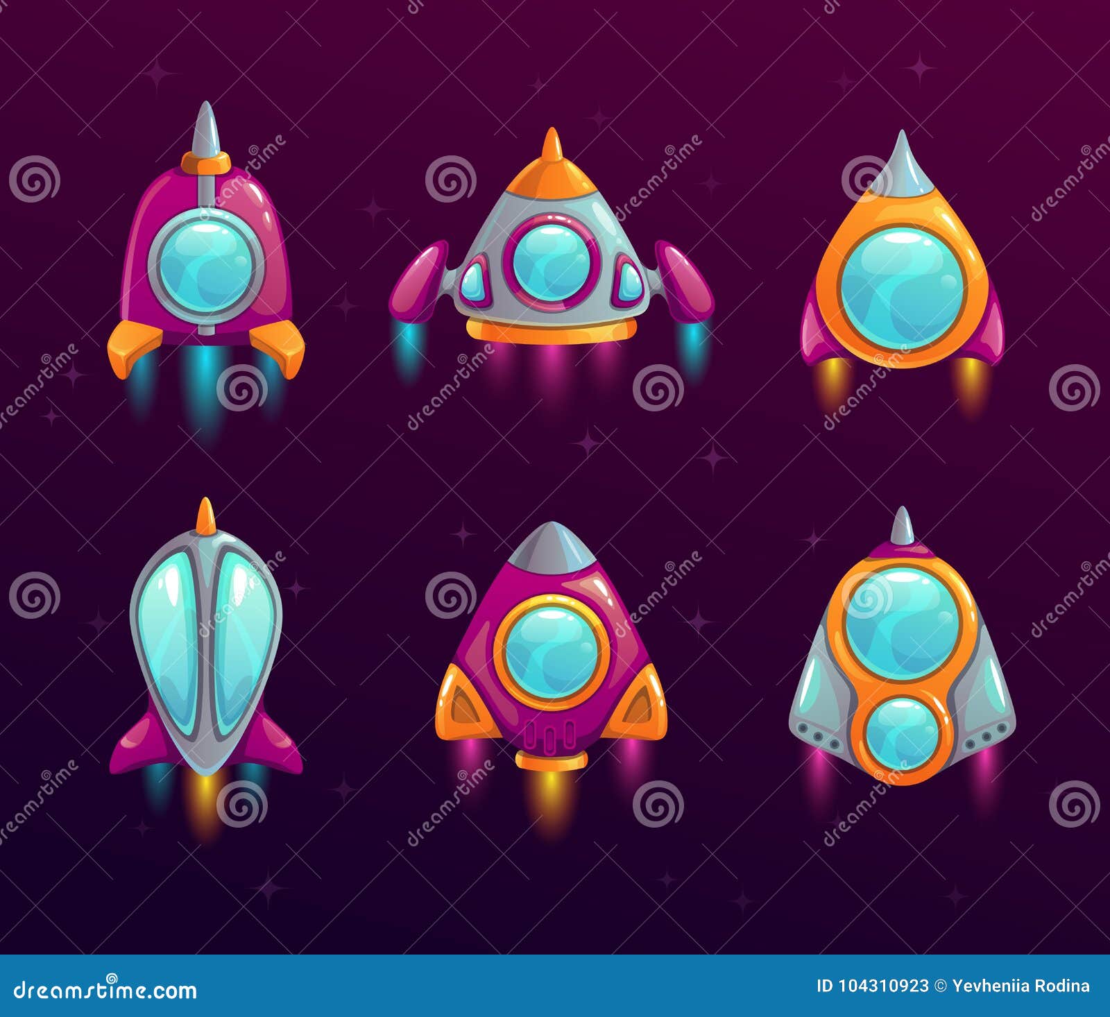 Cartoon Rocket Vector Illustration | CartoonDealer.com #16366010