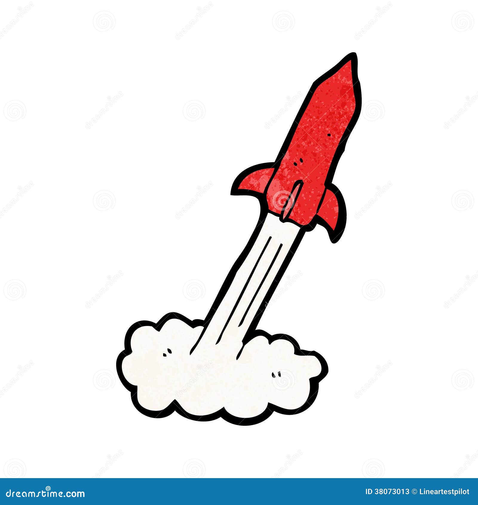 Cartoon rocket stock vector. Illustration of cartoon - 38073013