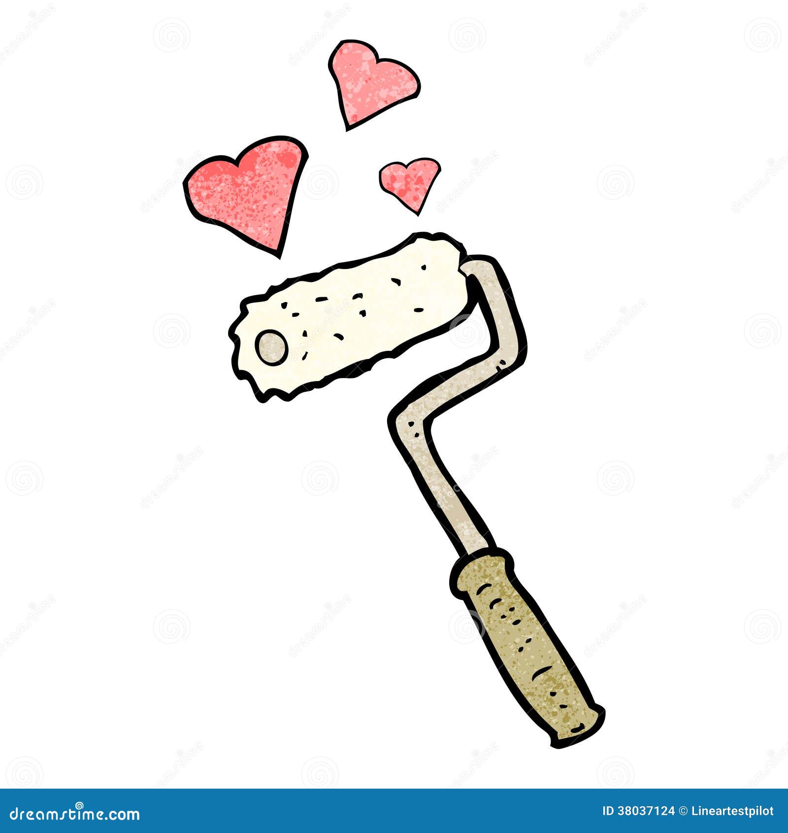 Cartoon roller stock vector. Illustration of funny, textured - 38037124