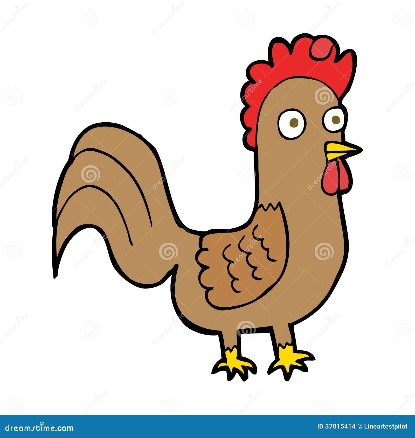 Cartoon Rooster Stock Images - Image: 37015414