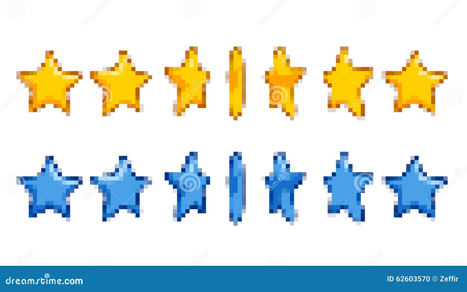 Cartoon Rotation Of The Star. Stock Illustration - Image: 62603570