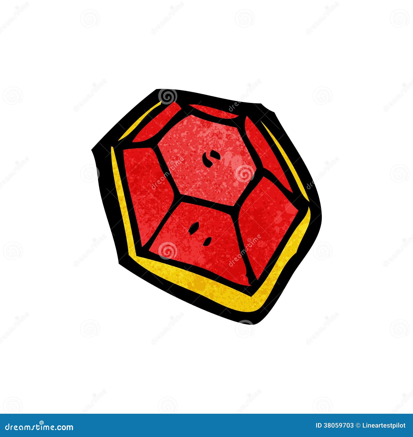 Cartoon ruby stock vector. Illustration of illustration - 38059703