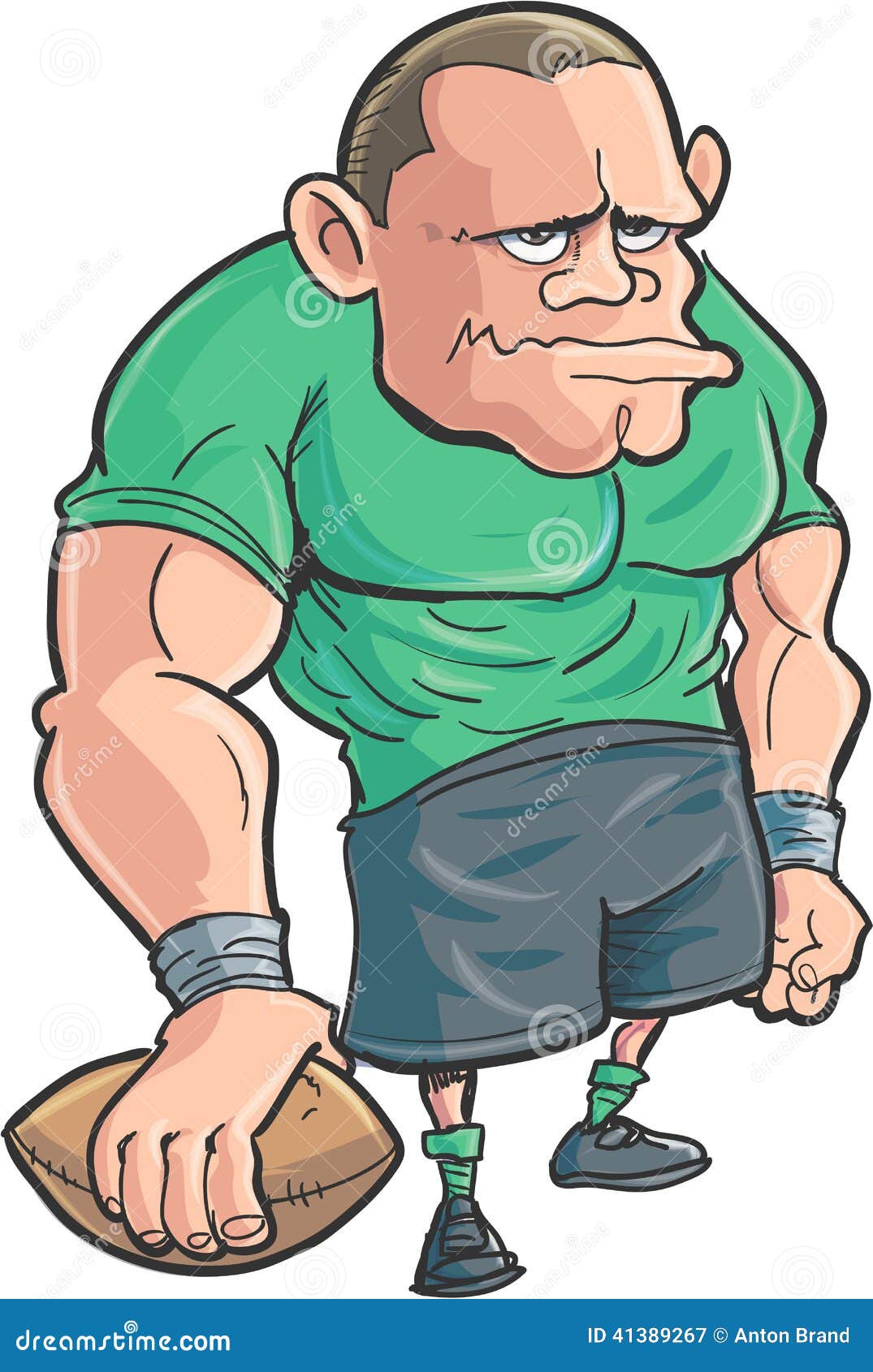 Cartoon Rugby Player | CartoonDealer.com #29081187