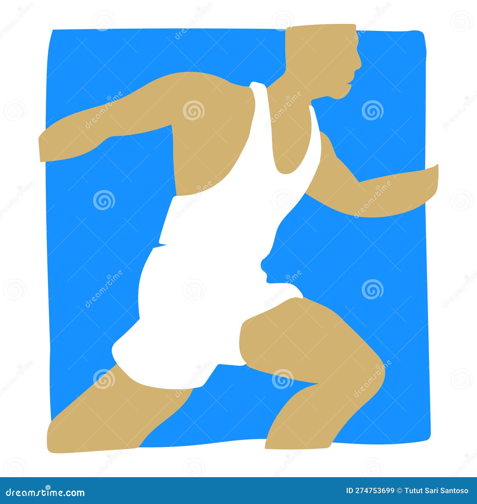 Run logo stock vector. Illustration of vector, flat - 274753699