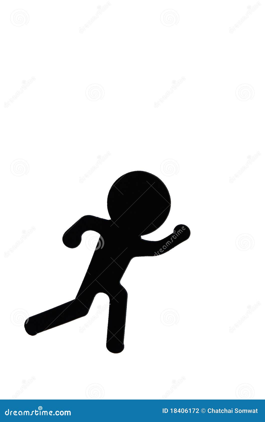 Cartoon running stock photo. Image of abstract, hold - 18406172
